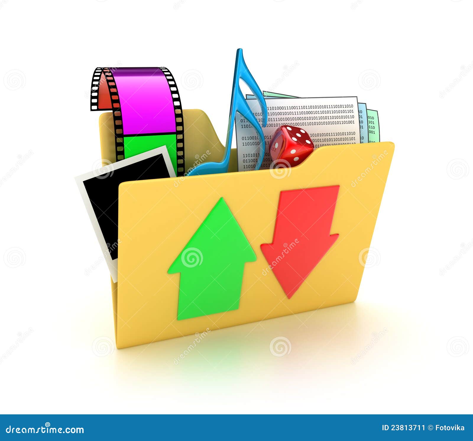 Das Faltblatt stock abbildung. Illustration von heft - 23813711