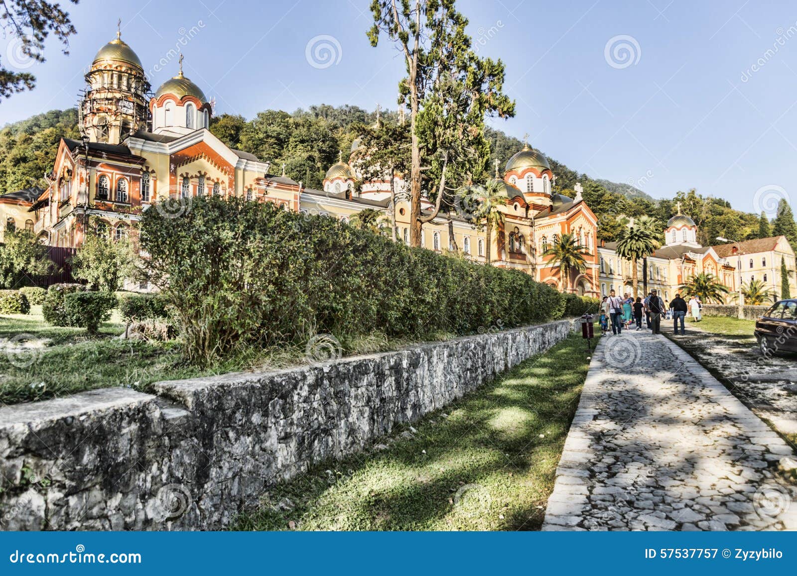 Das Kloster Von Neuem Athos Redaktionelles Stockfotografie - Bild von ...