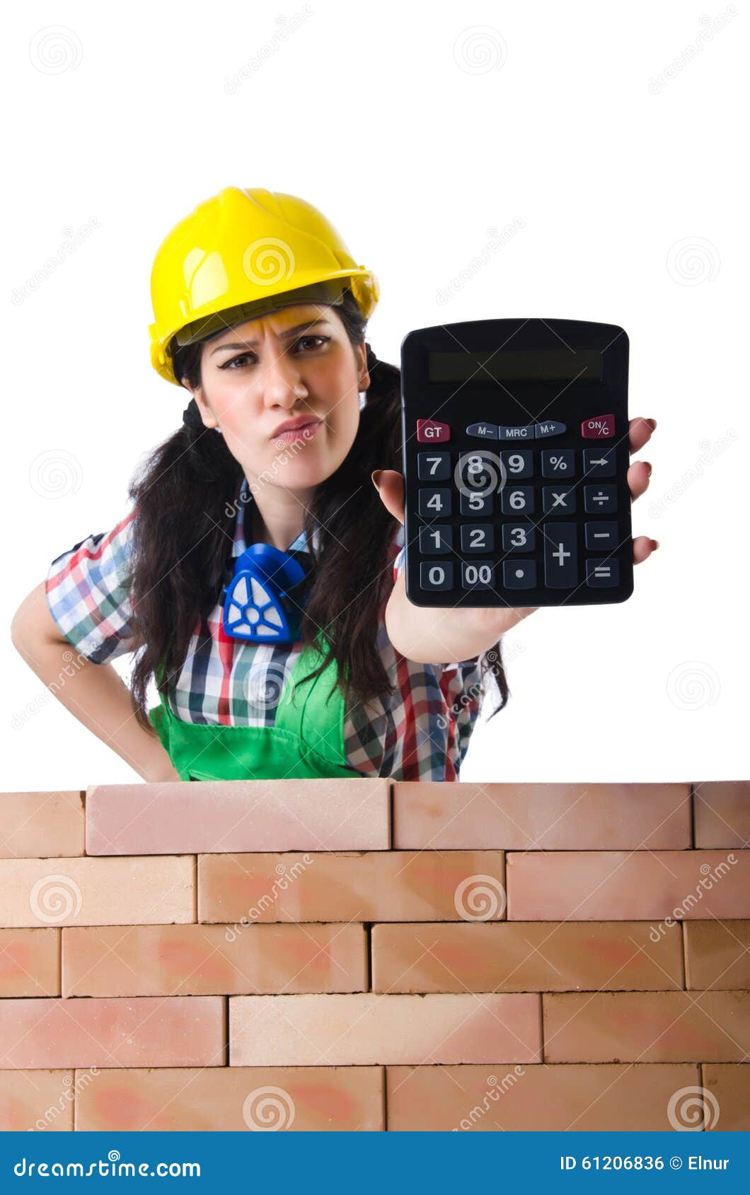 Das Konzept Der Teuren Bauarbeit Stockfoto - Bild von geschäftsfrau ...