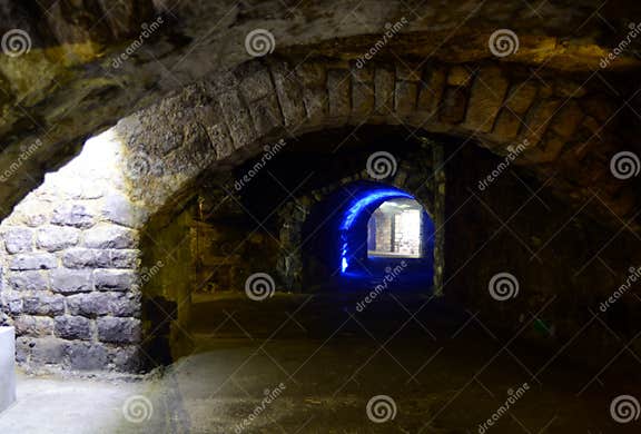 Das Labyrinth Von Buda Castle Stockbild - Bild von budapest ...