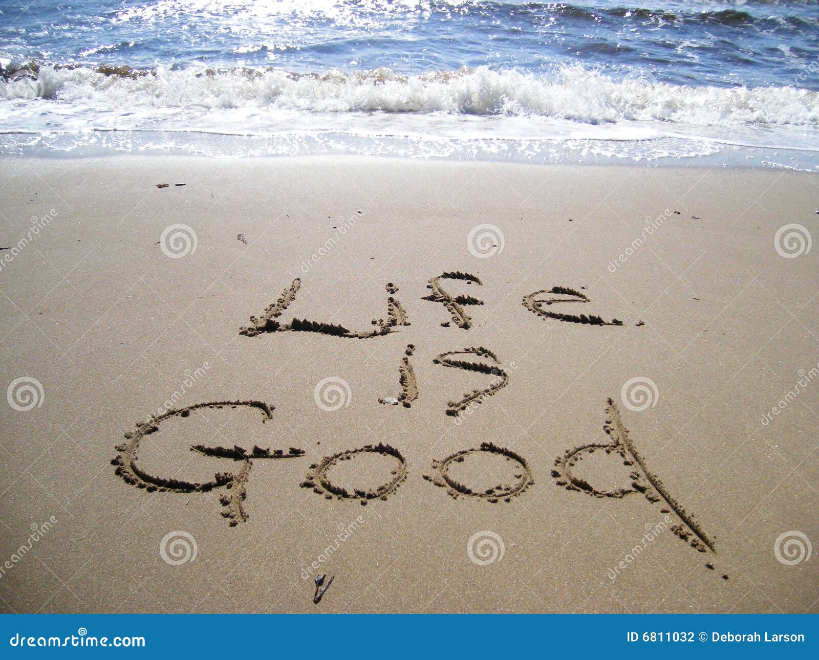 Das Leben ist gut stockfoto. Bild von gefühle, inspiration - 6811032