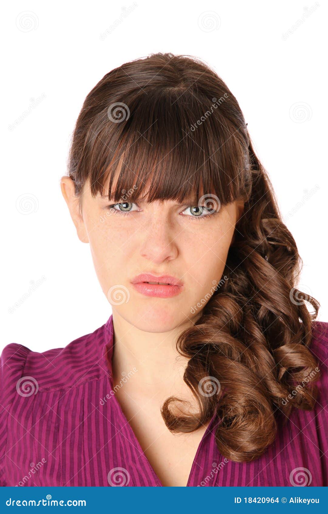 Das Mädchen Schaut Miserabel Stockfoto - Bild von mädchen, hoffnungslos ...