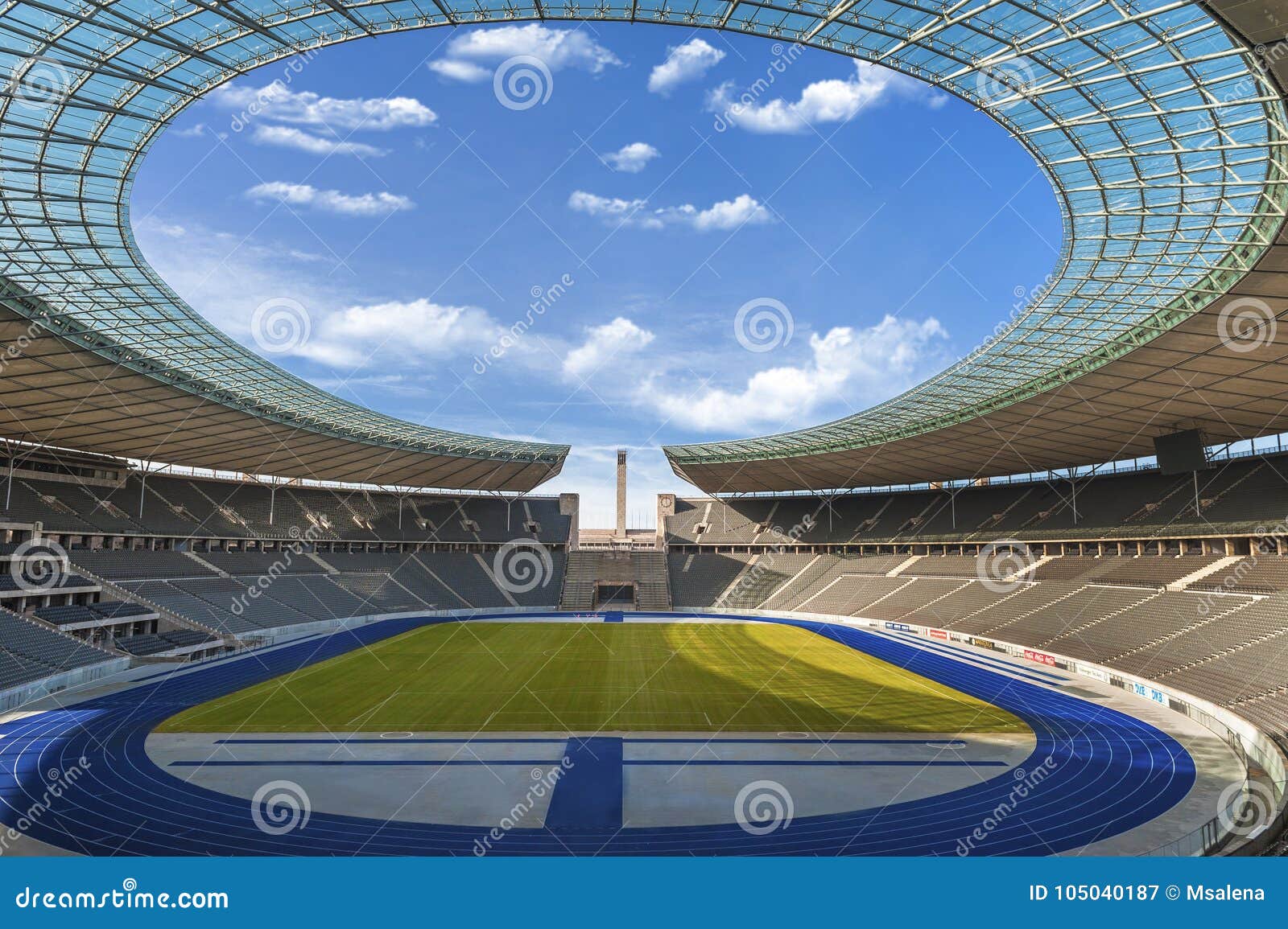 Das Olympiastadion in Berlin Redaktionelles Stockfotografie - Bild von ...