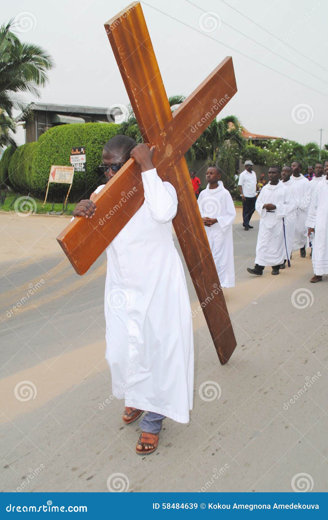 DAS OSTERN in AFRIKA redaktionelles stockbild. Bild von gedenken - 58484639