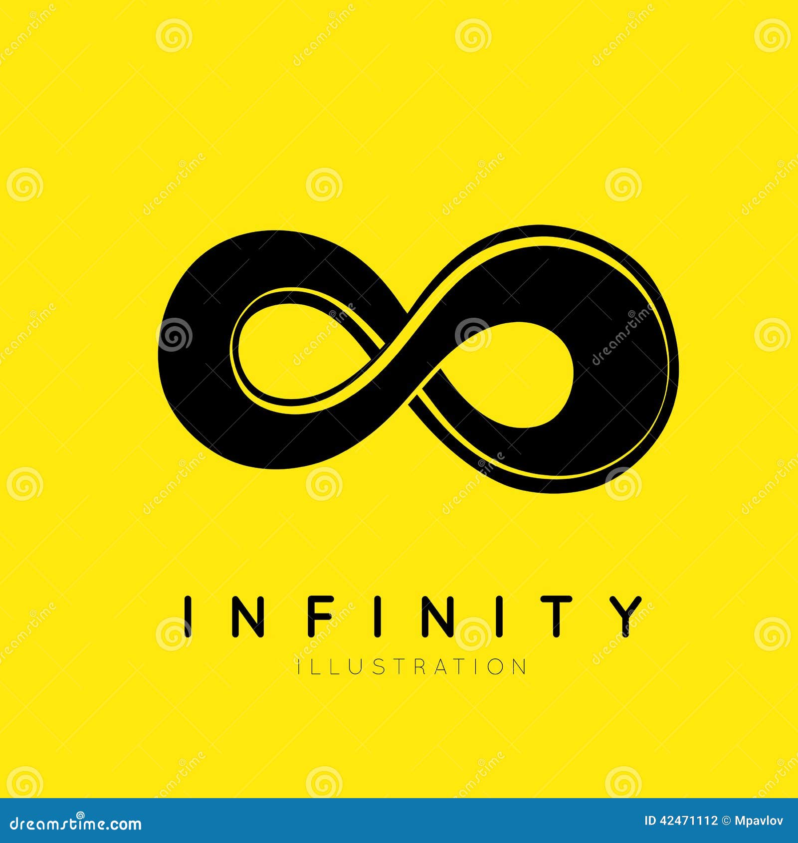 Das Symbol Von Unendlichkeit Vektor Abbildung - Illustration von emblem ...