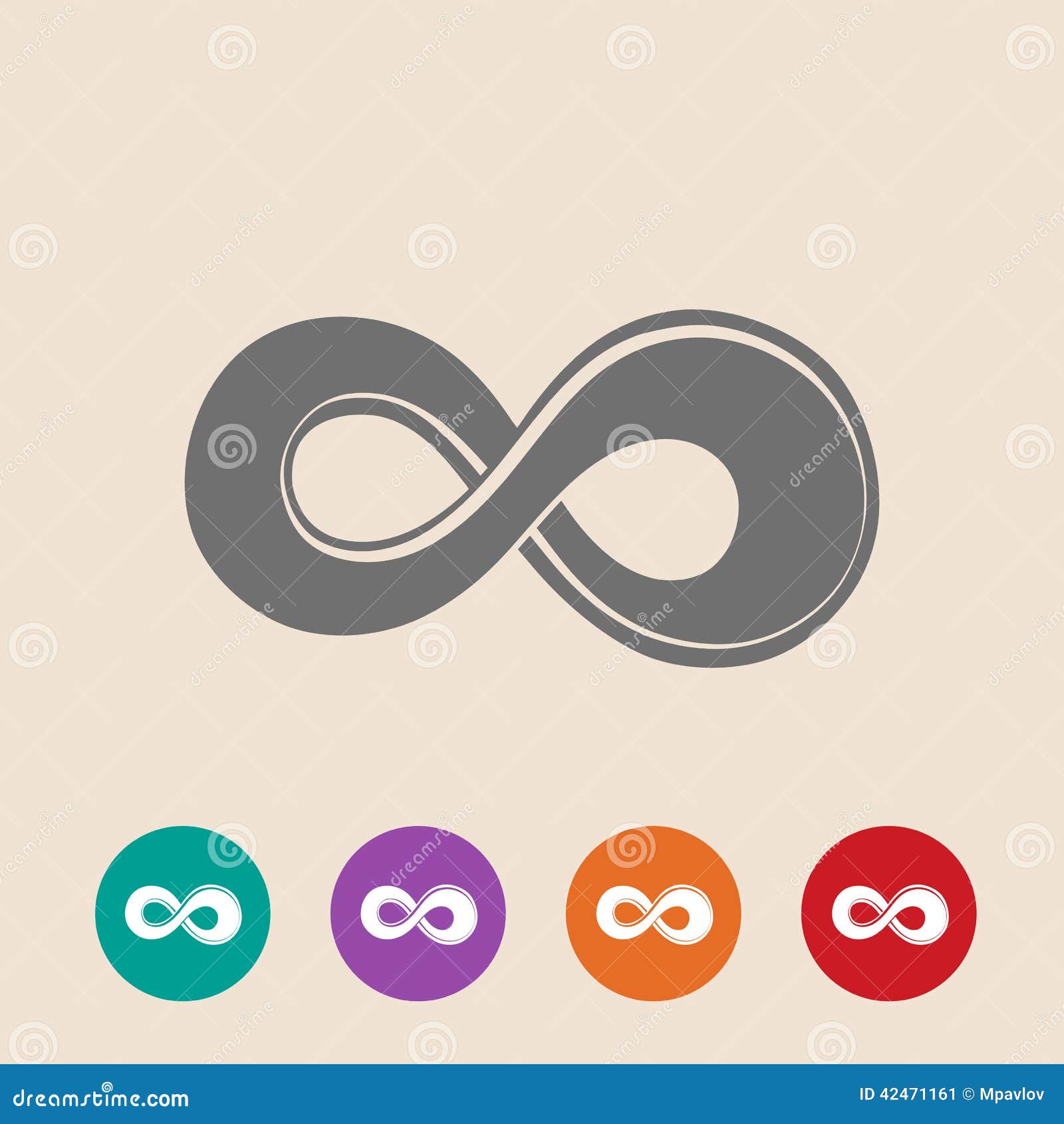 Das Symbol Von Unendlichkeit Vektor Abbildung - Illustration von ...