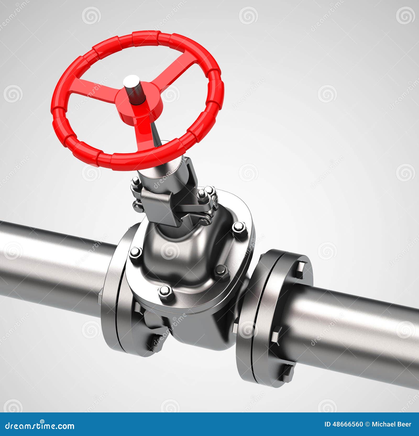 Das Ventil stock abbildung. Illustration von technik - 48666560