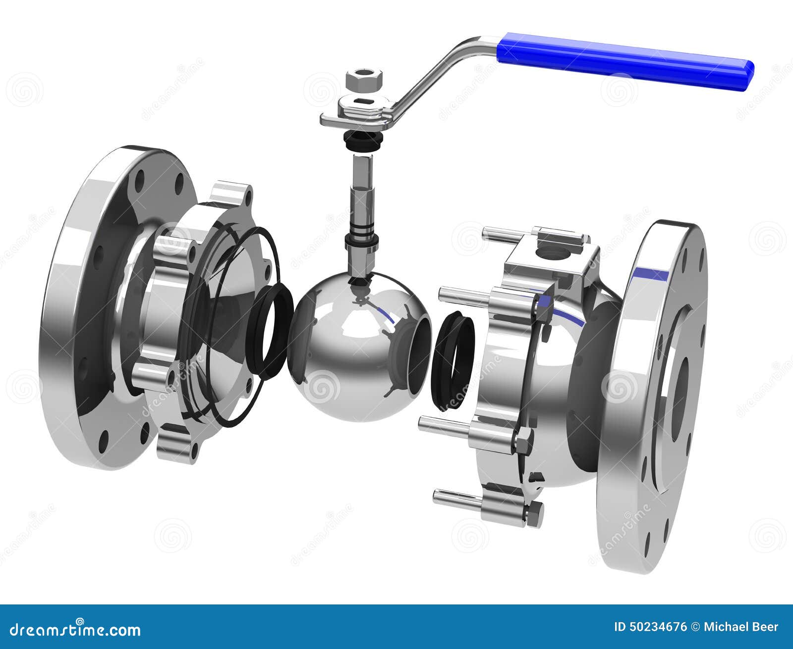 Das Ventil stock abbildung. Illustration von rohr, ventil - 50234676
