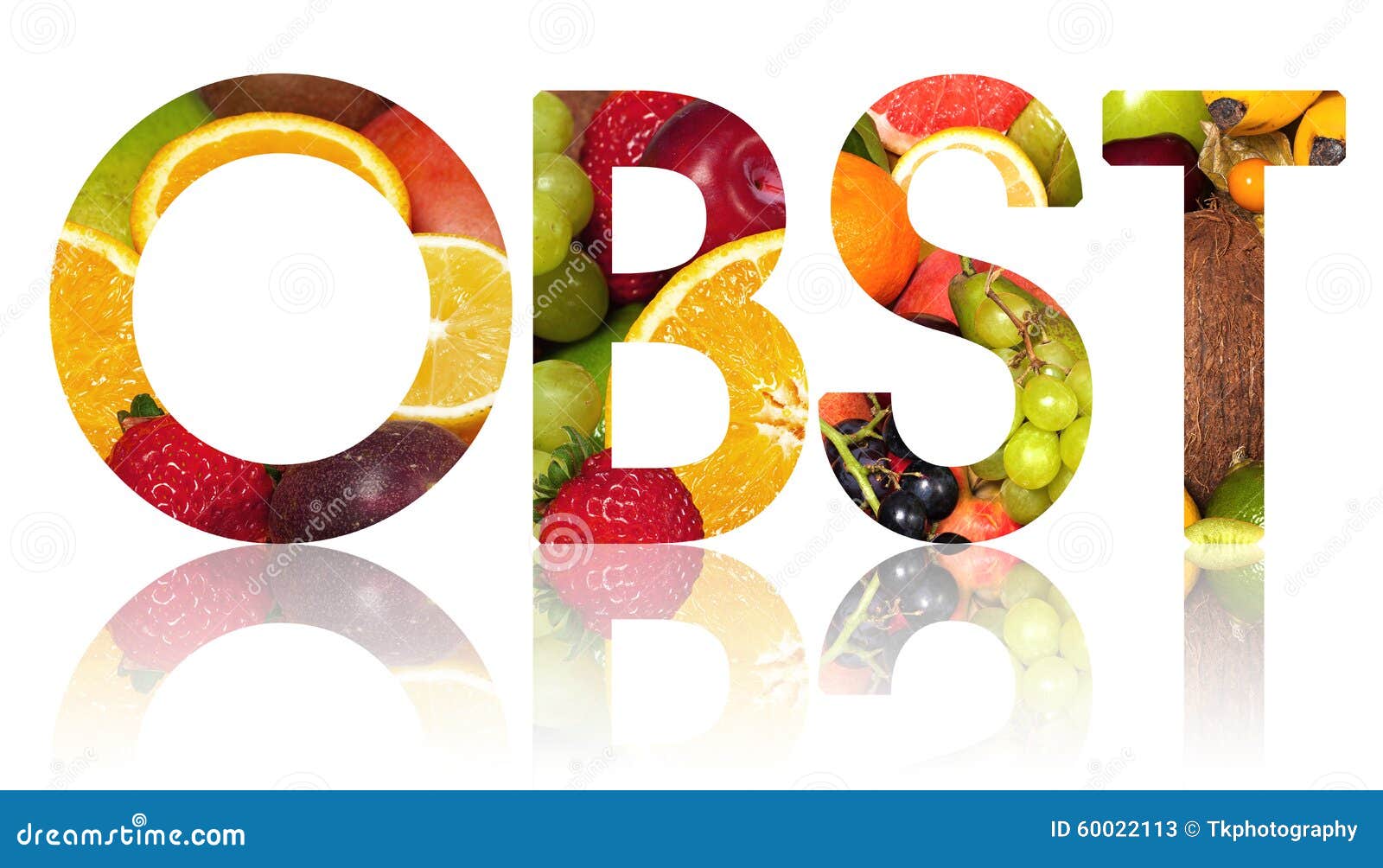 Das Wort OBST Herausgeschnitten Stockbild - Bild von fruchtig, vitamine ...