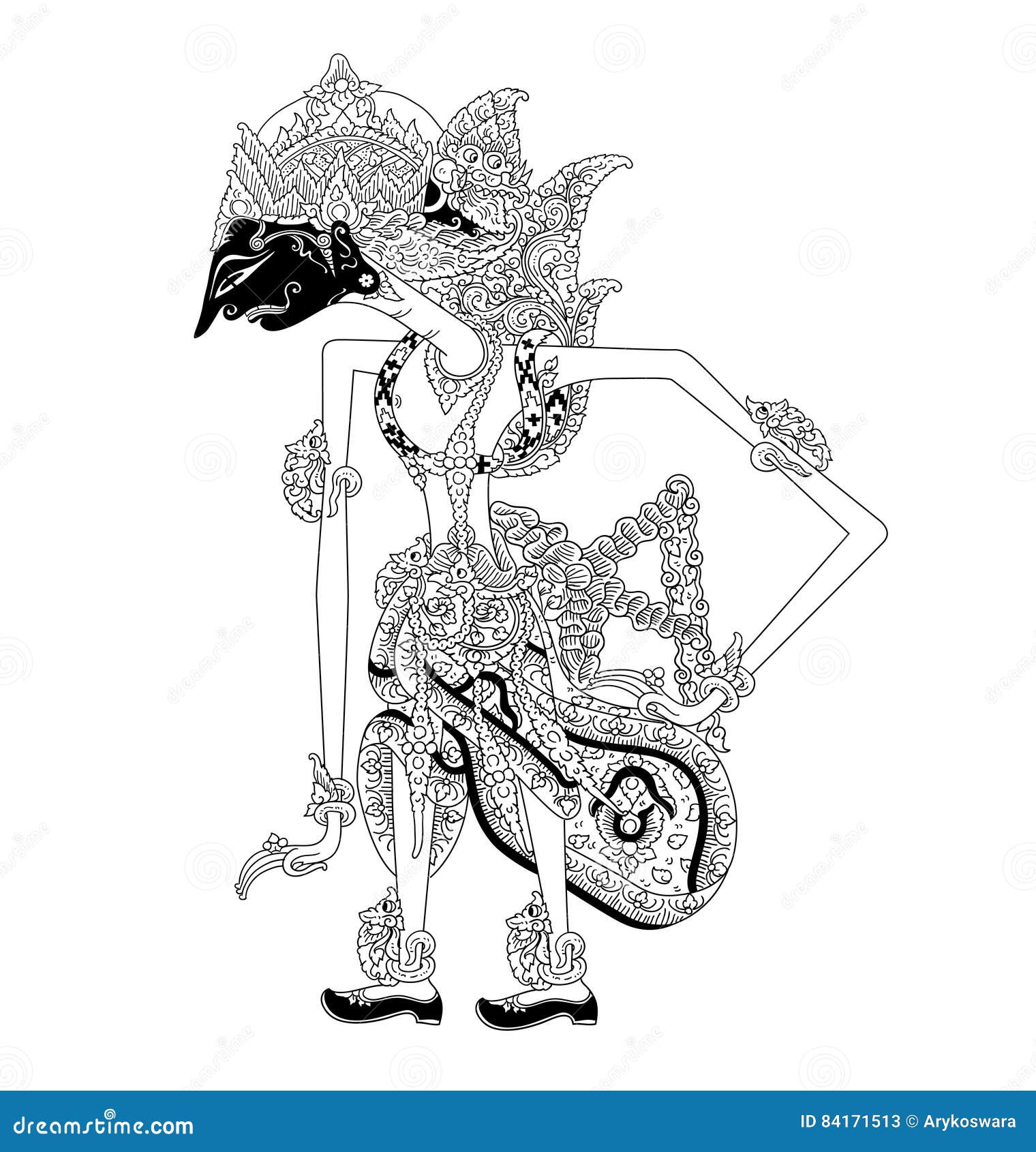 Dasarata ilustración del vector. Ilustración de ramayana - 84171513