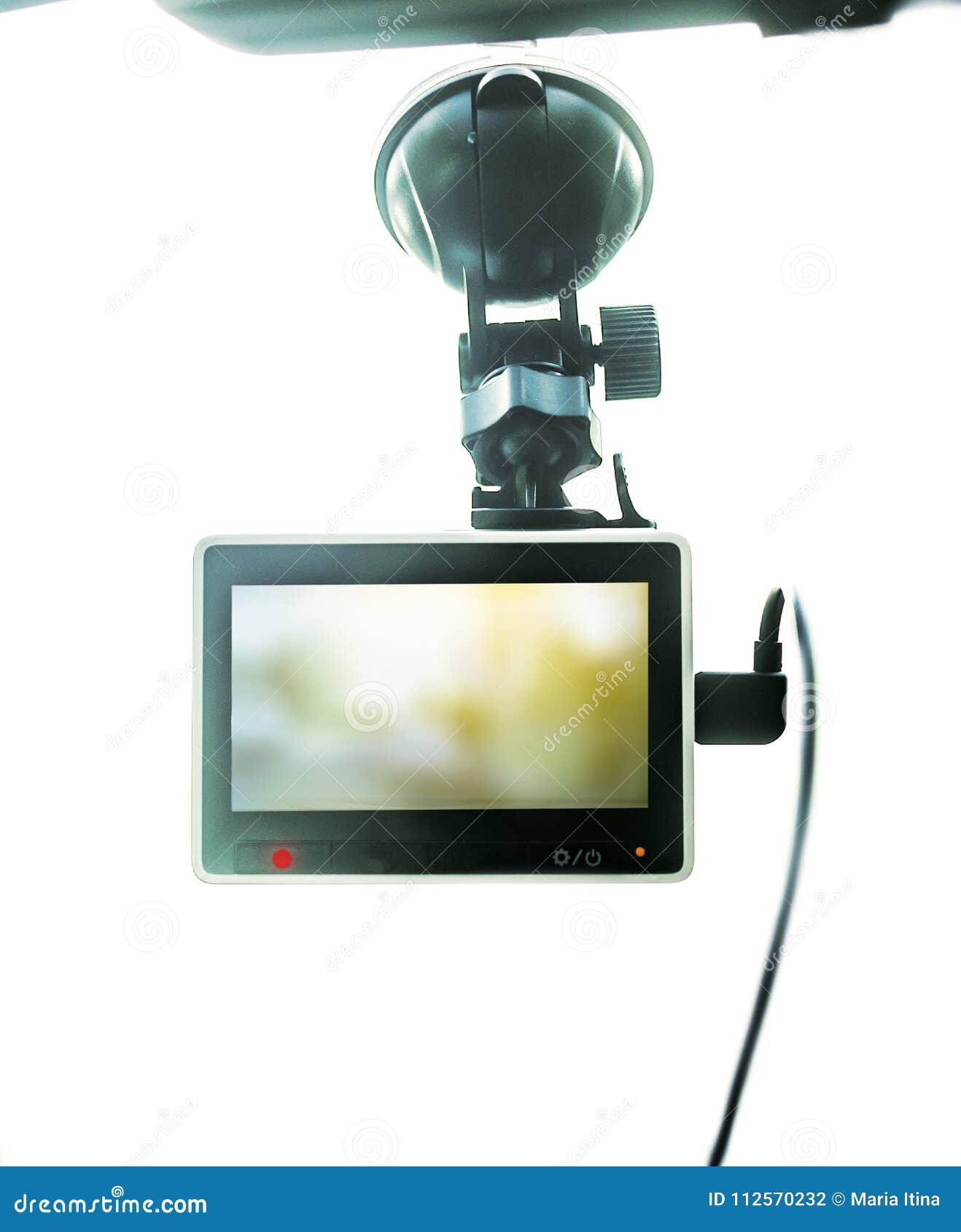 Dash cam frontview stock photo. Image of button, window - 112570232