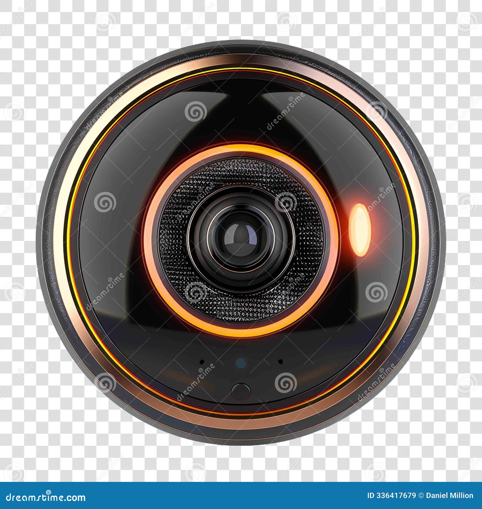 Dash Cam Transparent Background Realistic Element Stock Illustration ...