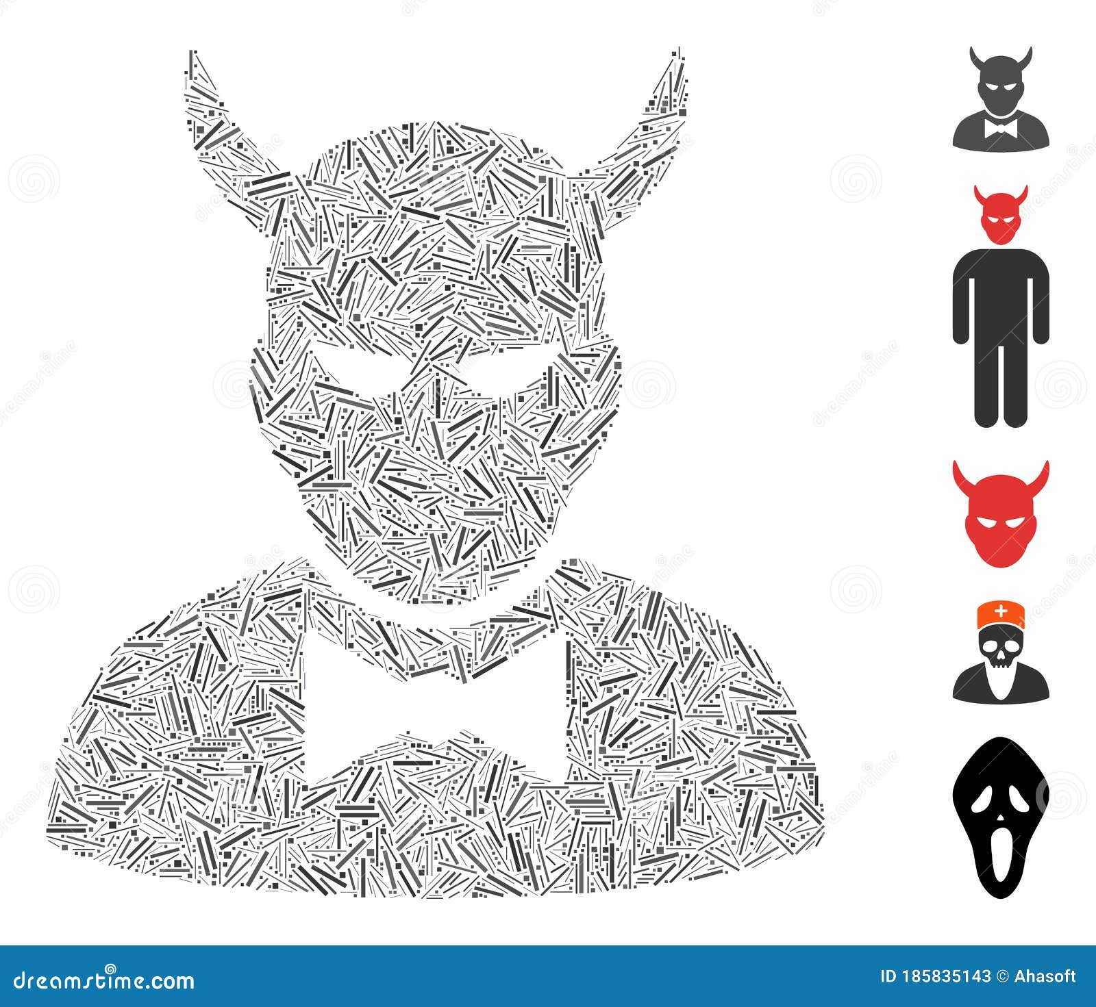 Collage Devil With Textured World War Ii Seal Royalty-Free Stock Photo ...