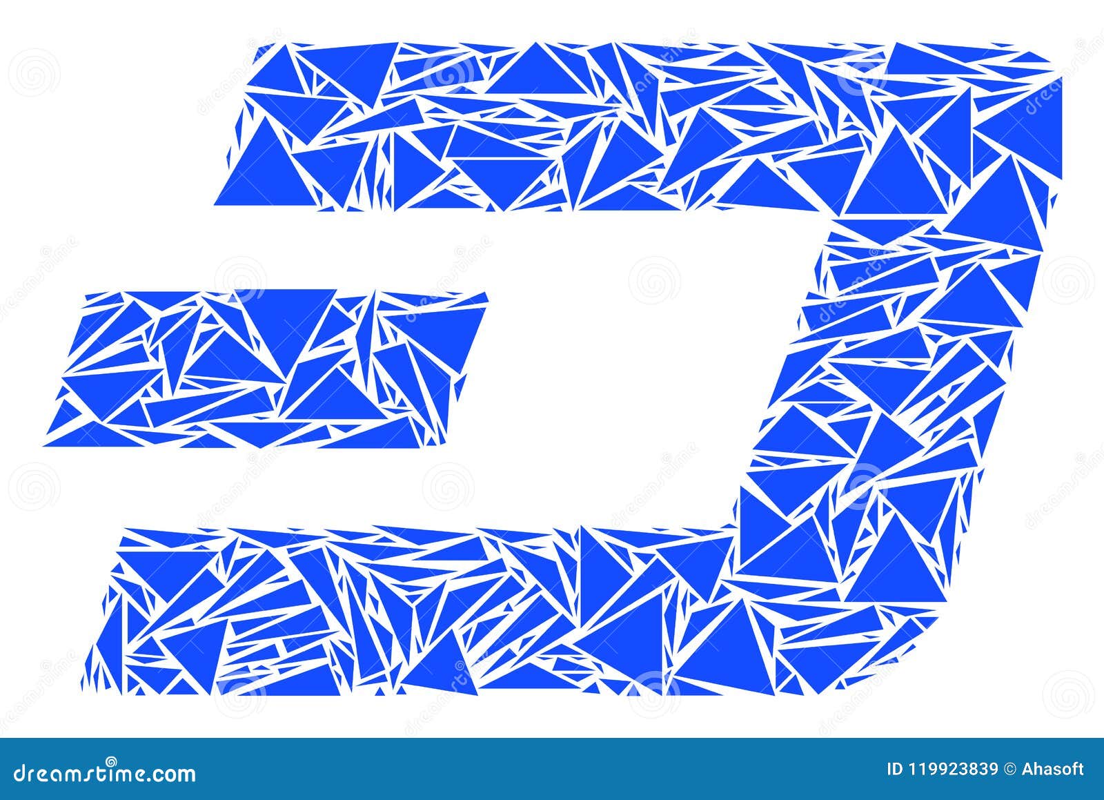 Dash Currency Mosaic of Triangles Stock Vector - Illustration of design ...