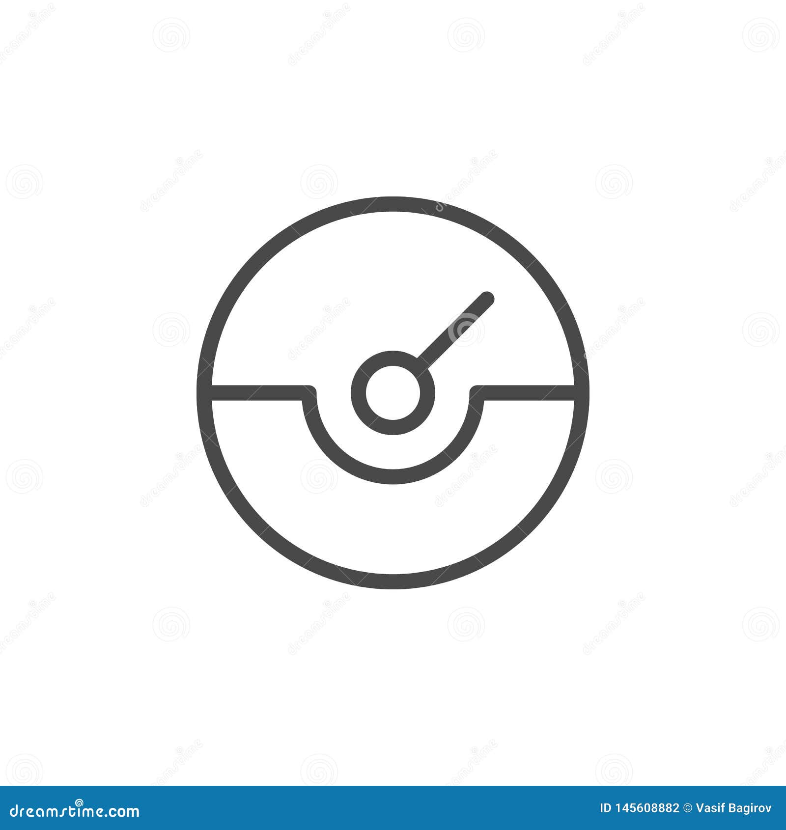 Dash Gauge Speed Outline Icon. Signs And Symbols Can Be Used For Web ...
