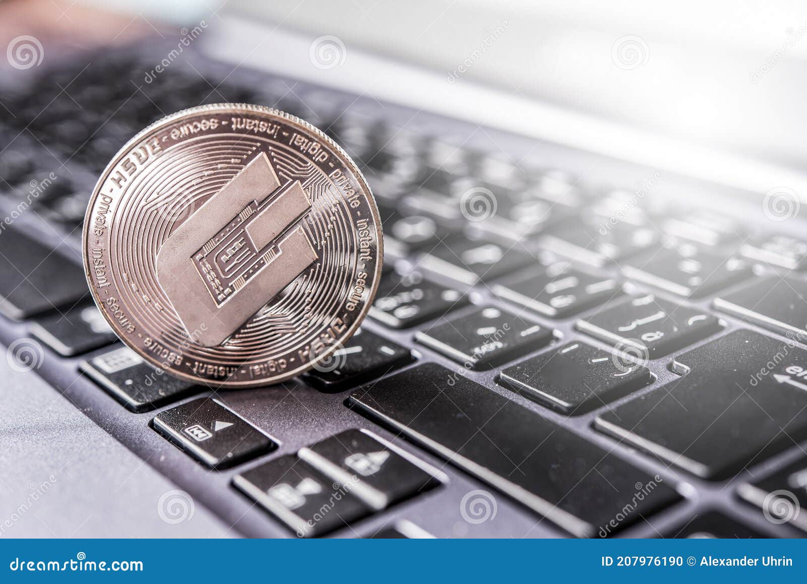 Dash on Keyboard. Crypto Currency. Stock Photo - Image of trade, coin ...