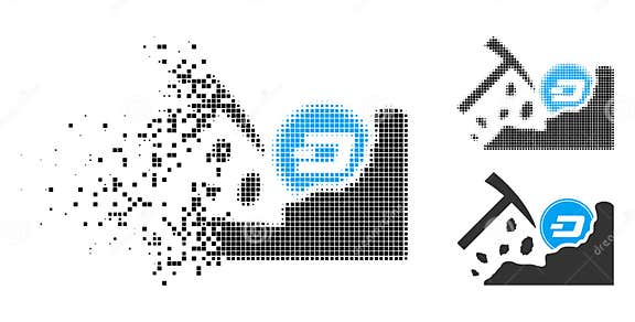 Disintegrating Pixelated Halftone Dash Mining Hammer Icon Stock Vector ... Disintegrating Pixelated Halftone Dash Mining Hammer Icon Stock Vector ...