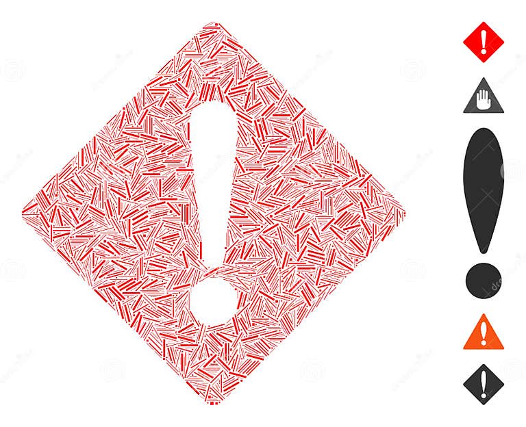 Dash Mosaic Error Icon stock photo. Image of important - 185974314