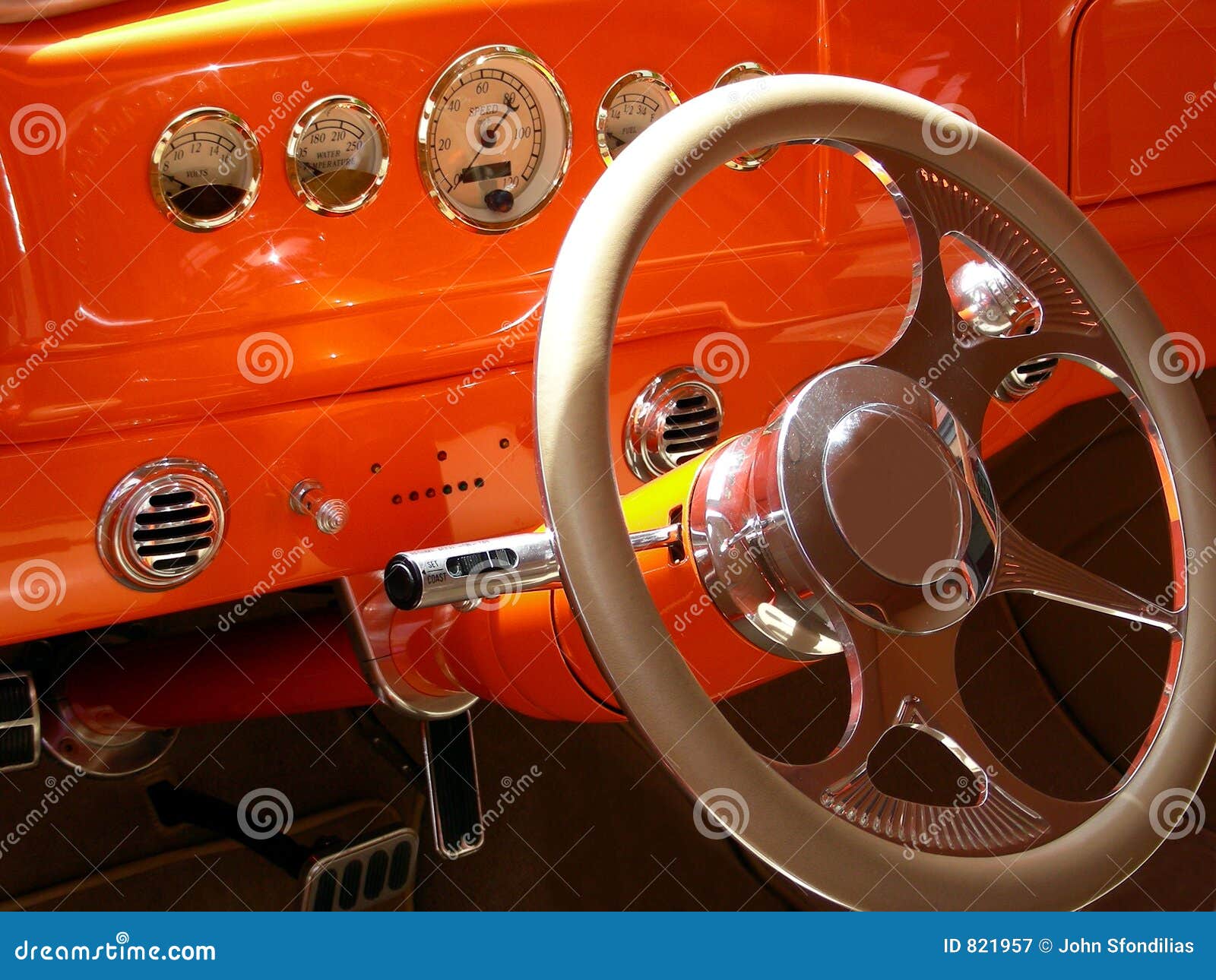 Dash of Orange stock image. Image of speed, chevrolet, fuel - 821957