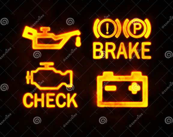 Dash Signs stock photo. Image of engine, gasoline, symbol - 17962182