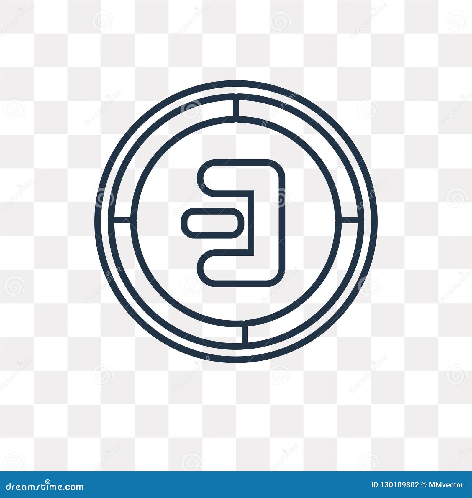 Dash Vector Icon Isolated On Transparent Background, Dash Trans ...