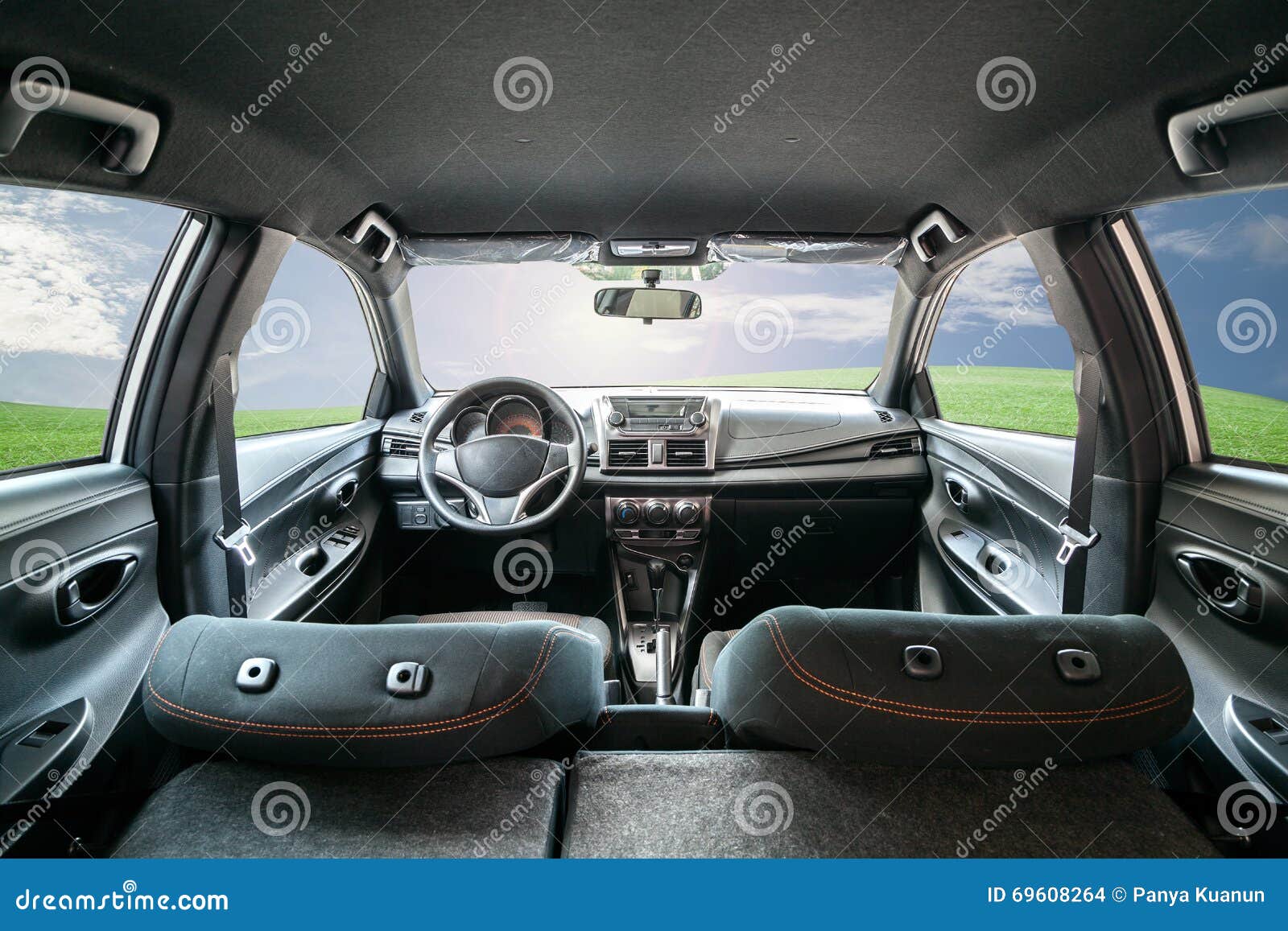 Dashboard, car interior. stock photo. Image of background - 69608264