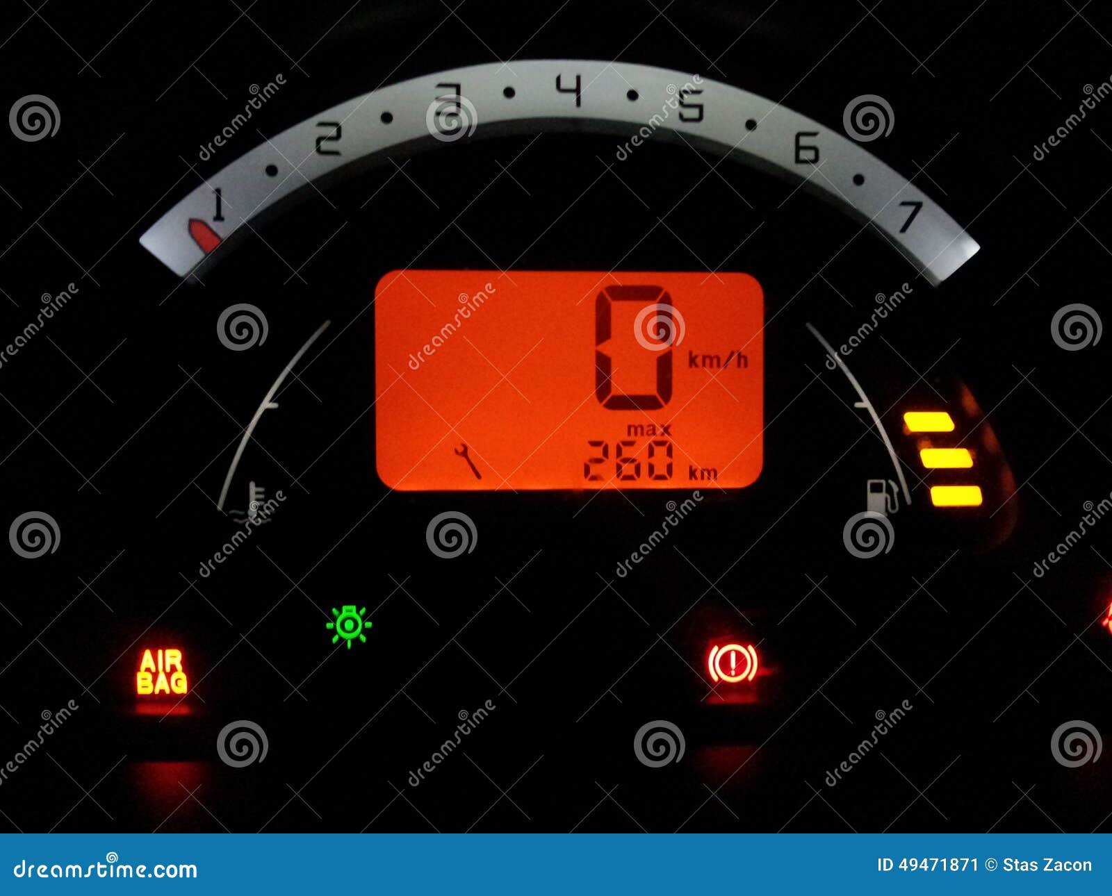 Dashboard of a car editorial photo. Image of dashboard - 49471871