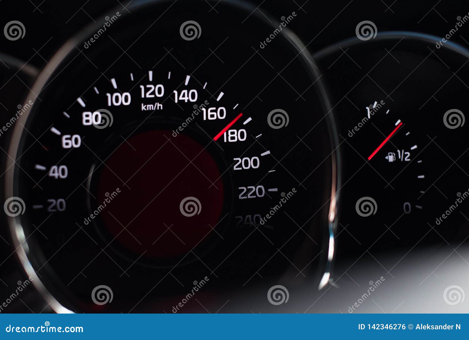 Dashboard Car View from the Inside Stock Photo - Image of limitation ...