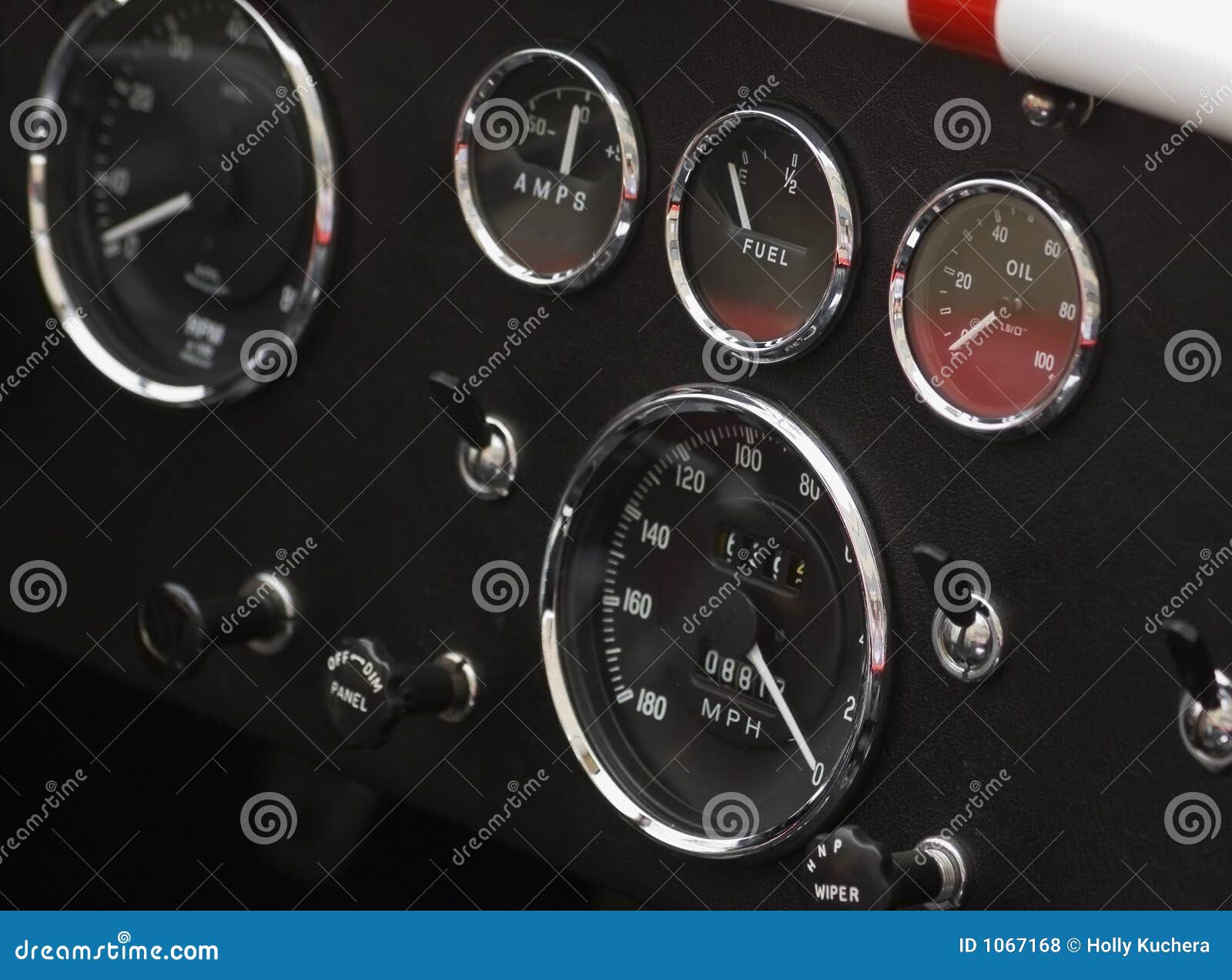 Dashboard Detail of Shelby Cobra Stock Photo - Image of cobra, shiny ...