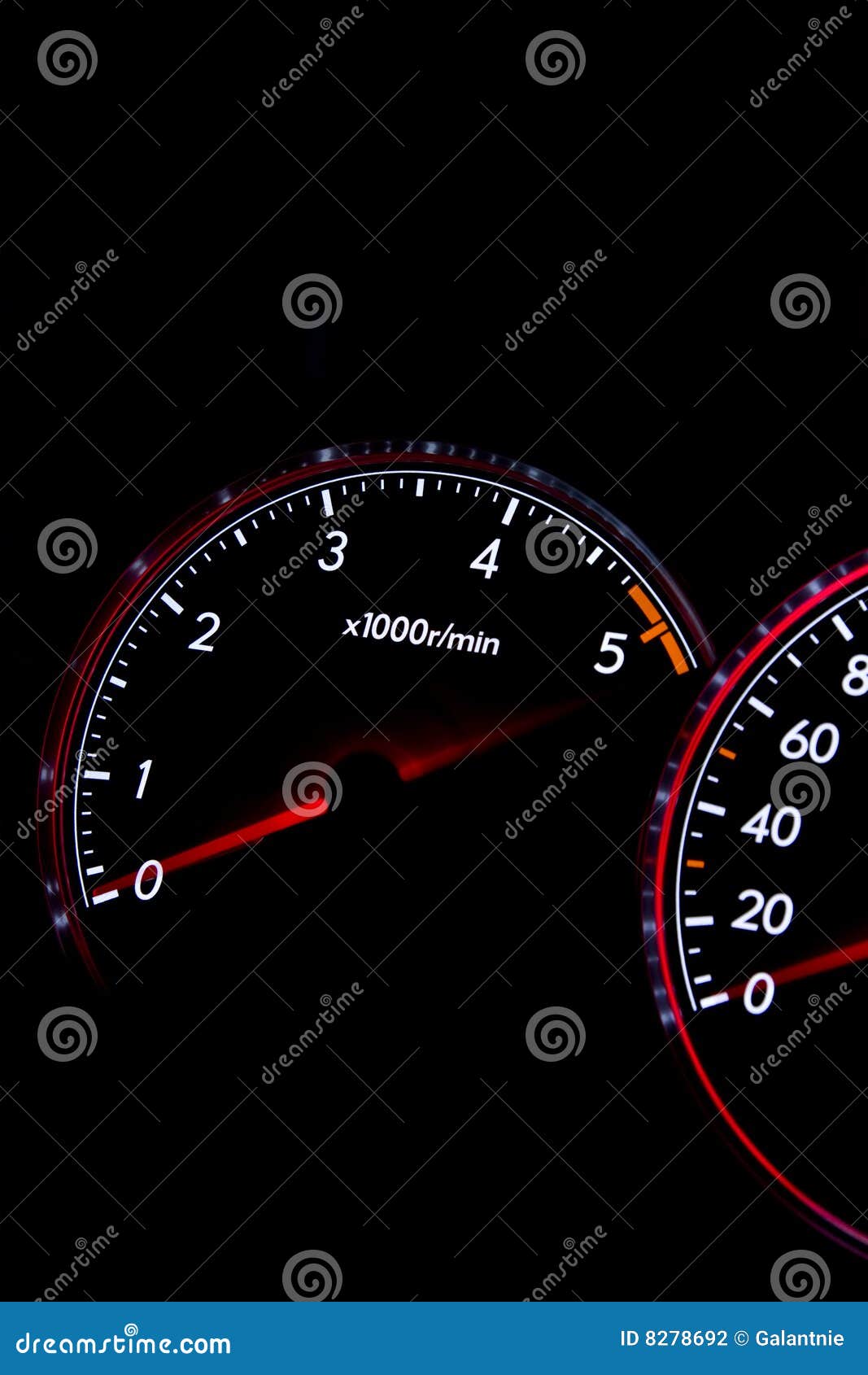 Dashboard gauges stock photo. Image of speed, tach, quick - 8278692