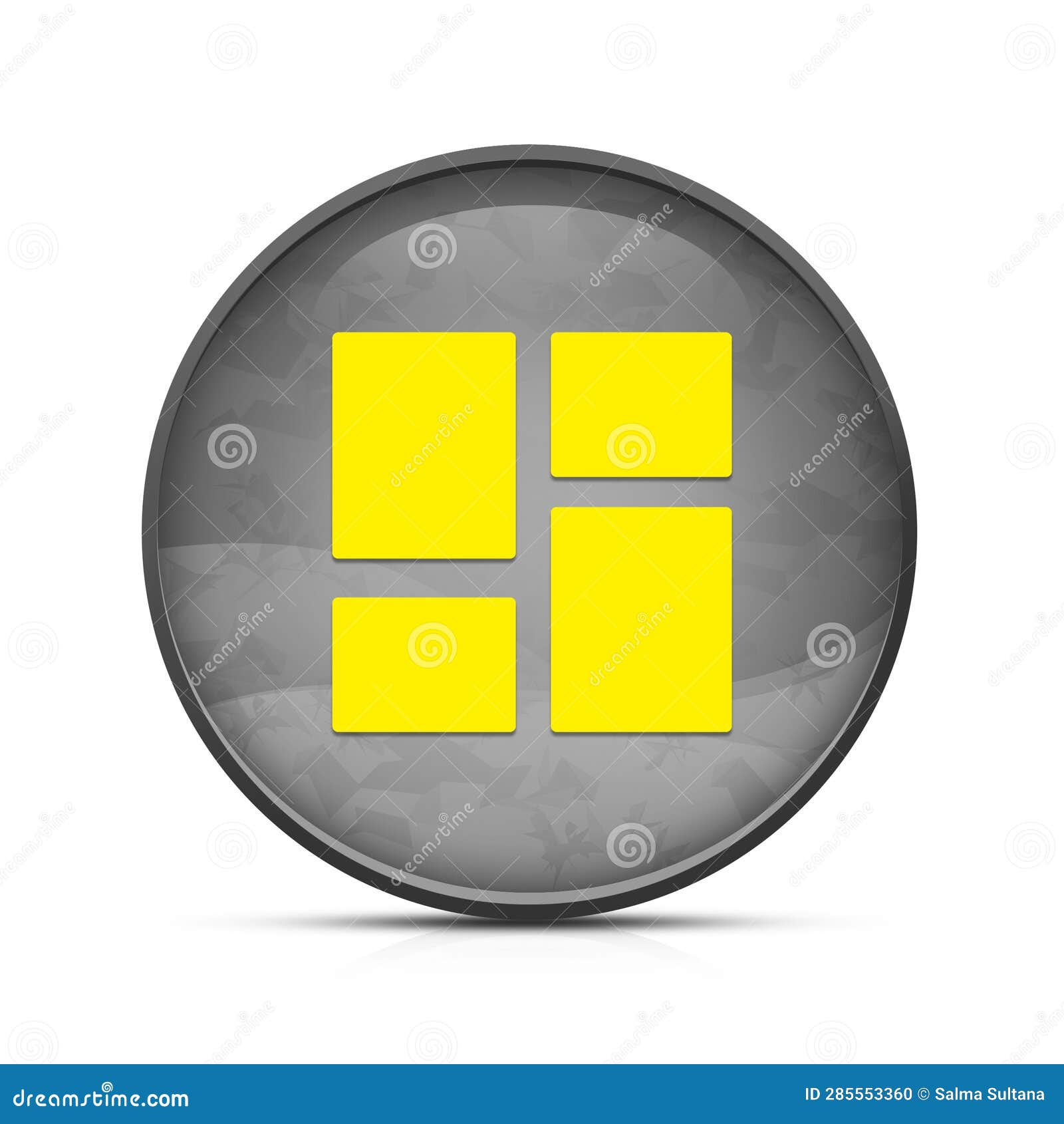 Dashboard Icon on Classy Splash Black Round Button Illustration Stock ...