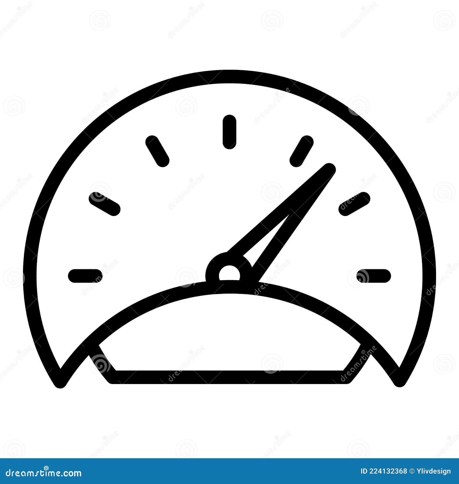 Dashboard Icon Outline Vector. Performance Analytics Stock Vector ...