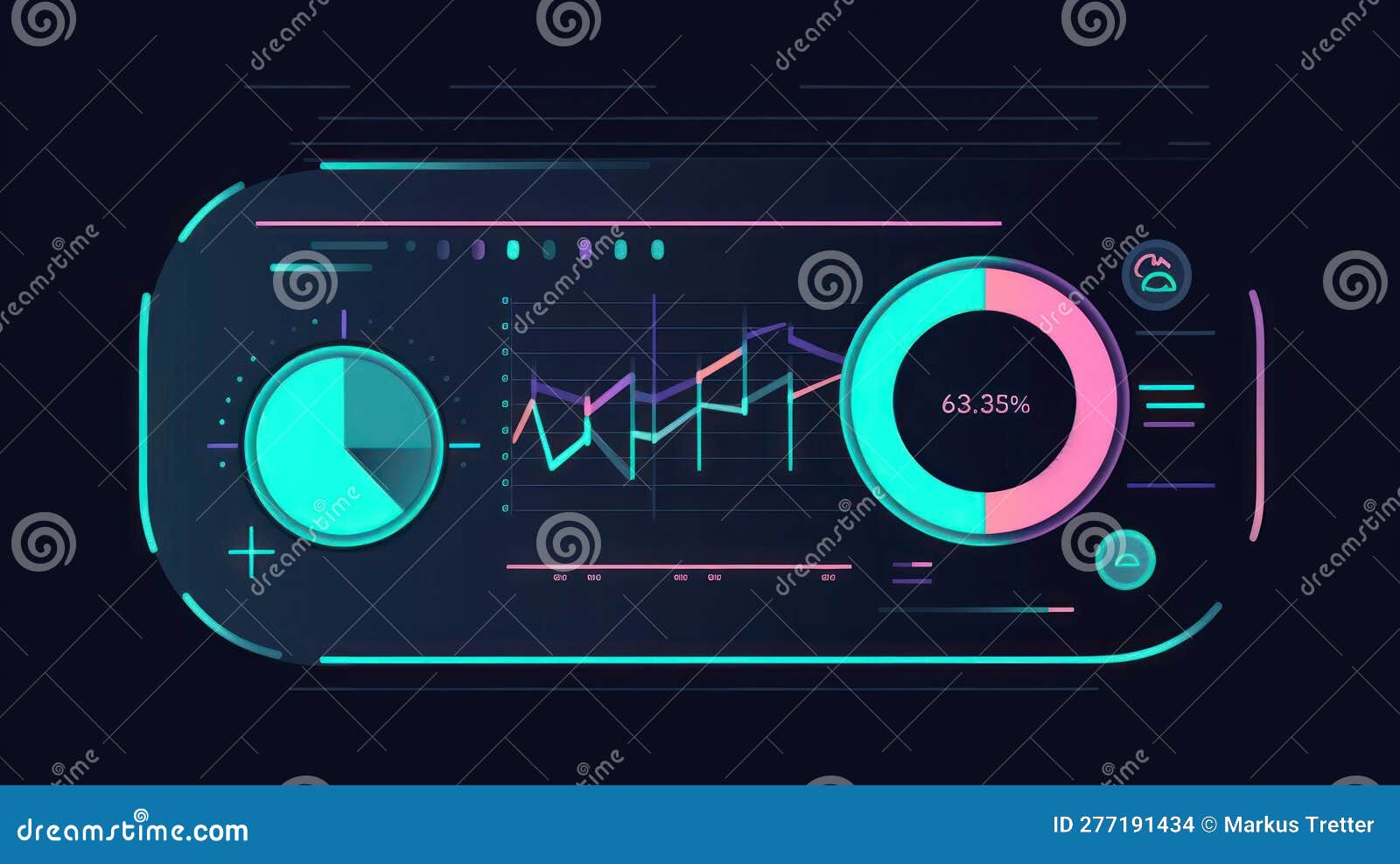 A Dashboard Icon Representing the Visualization of Data for Easy ...
