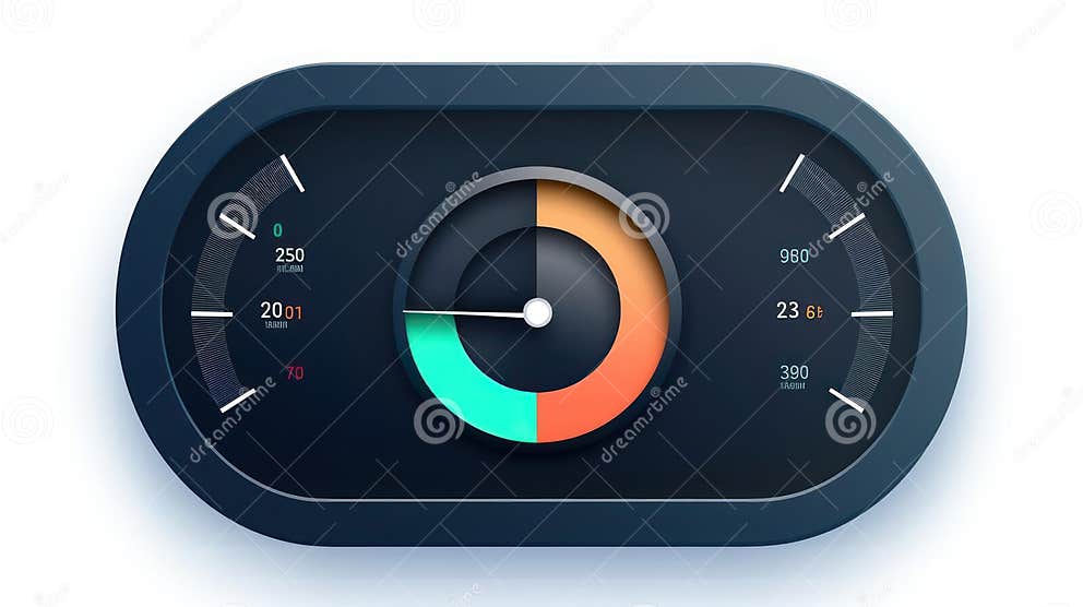 A Dashboard Icon Representing the Visualization of Data for Easy ...