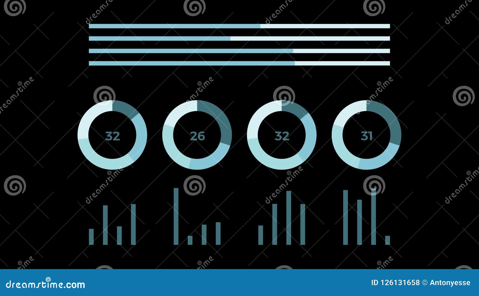 Abstract Animated Data Report Page Stock Footage - Video of abstract ...