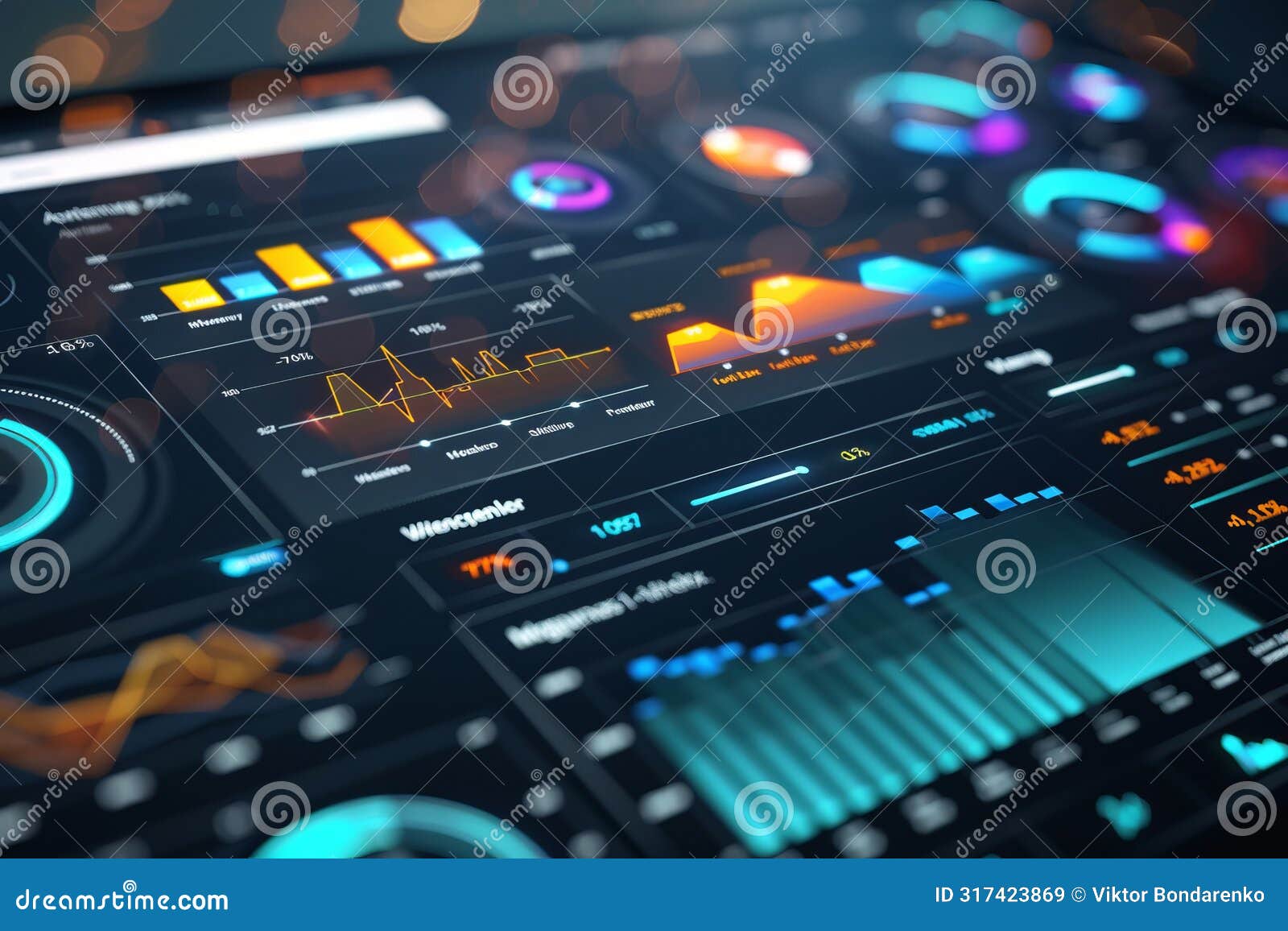 Dashboard Intelligent Infographic Technology UI Interface, Analytical ...
