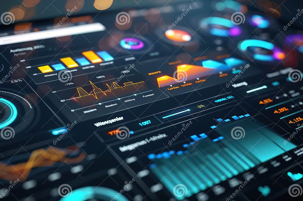 Dashboard Intelligent Infographic Technology UI Interface, Analytical ...