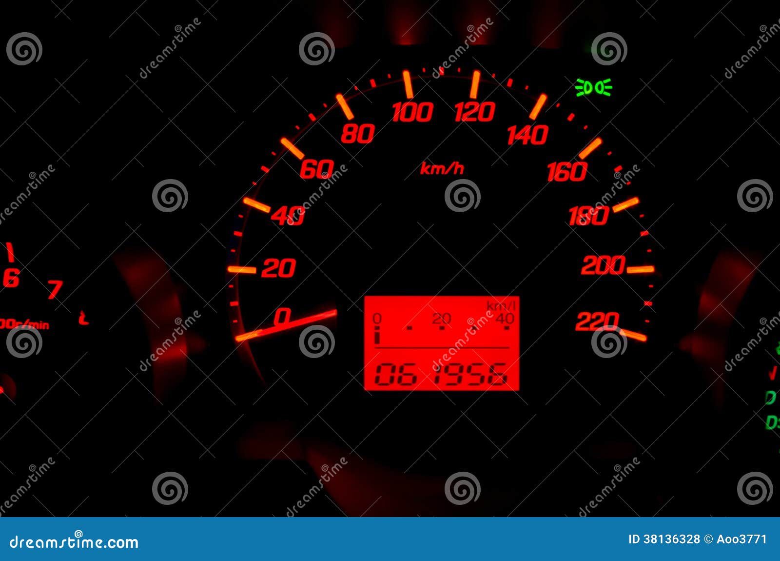 Dashboard Mile stock photo. Image of counter, tachometer - 38136328
