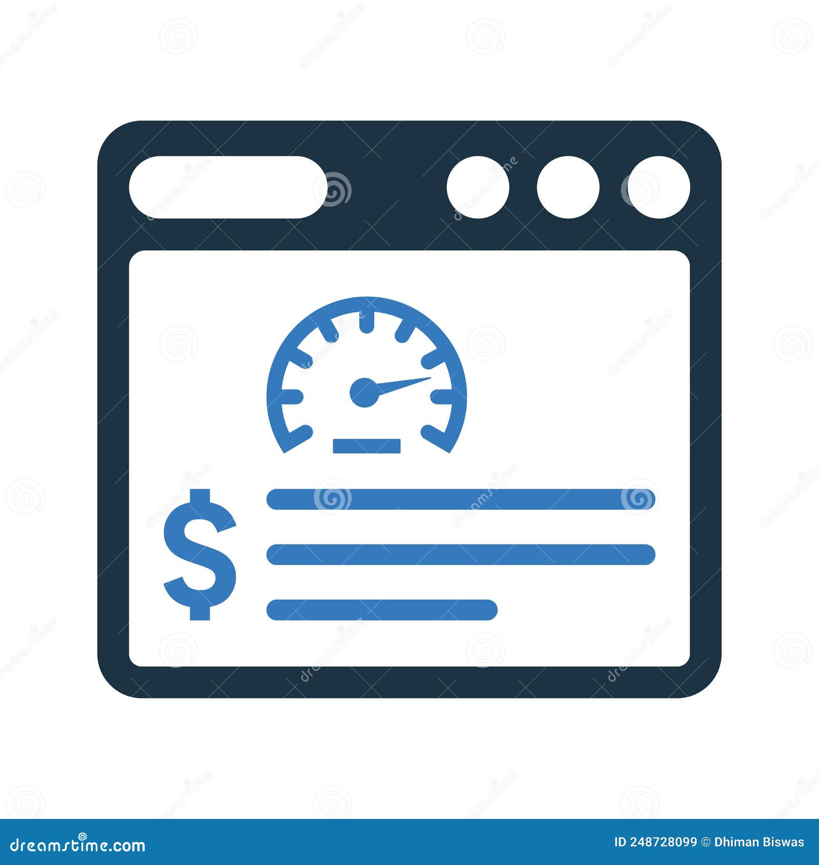 Dashboard, Project, Speed Icon. Simple Editable Vector Illustration ...