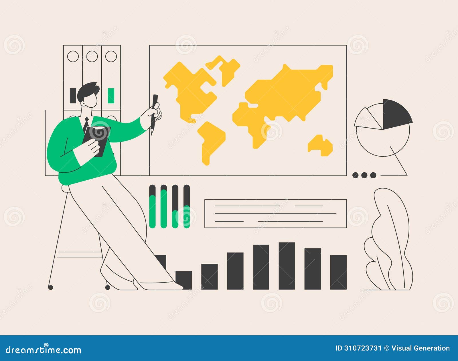 Dashboard Service Abstract Concept Vector Illustration. Stock Vector ...