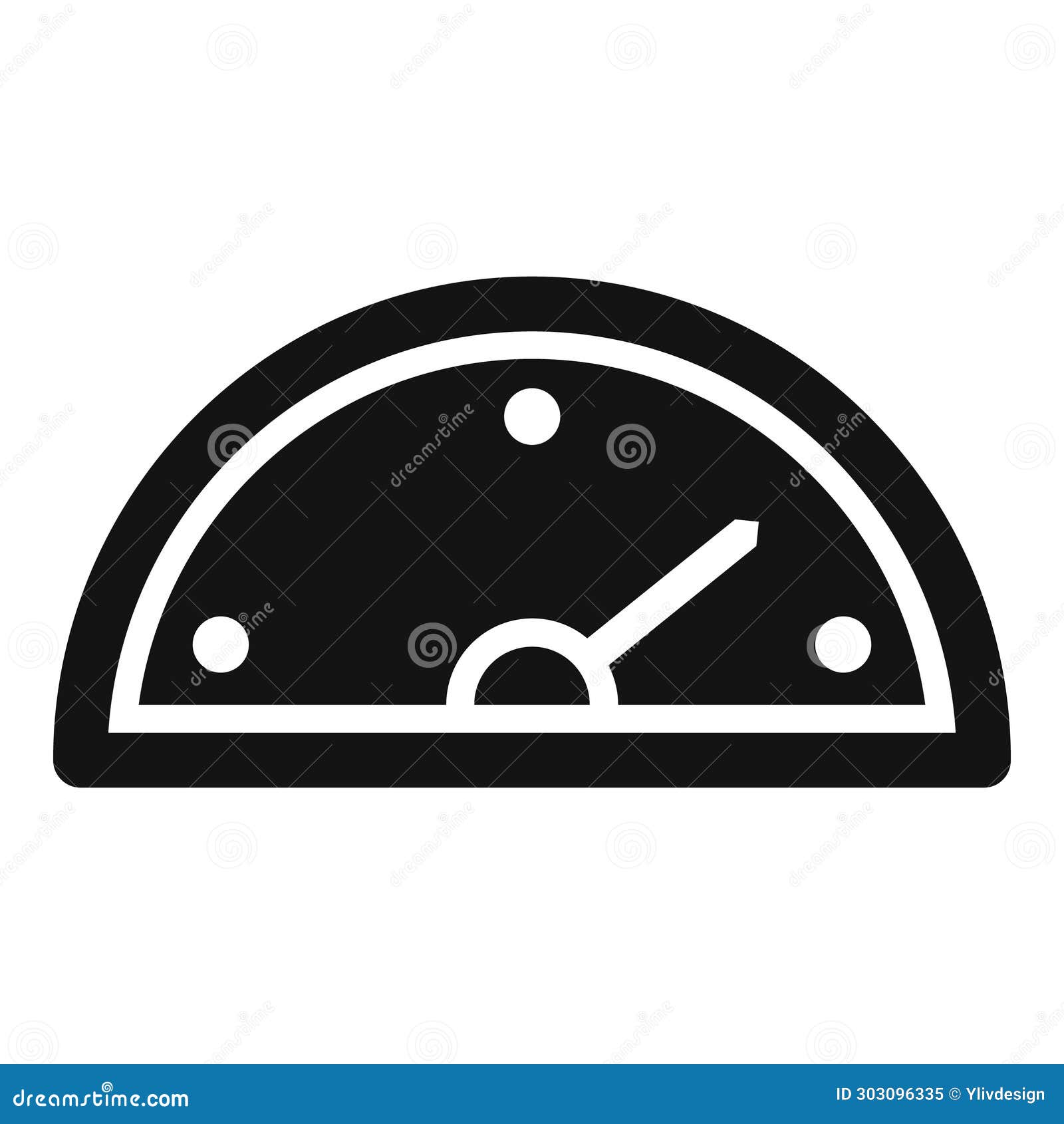 Dashboard Speedometer Icon Simple Vector. Race Scale High Stock Vector ...