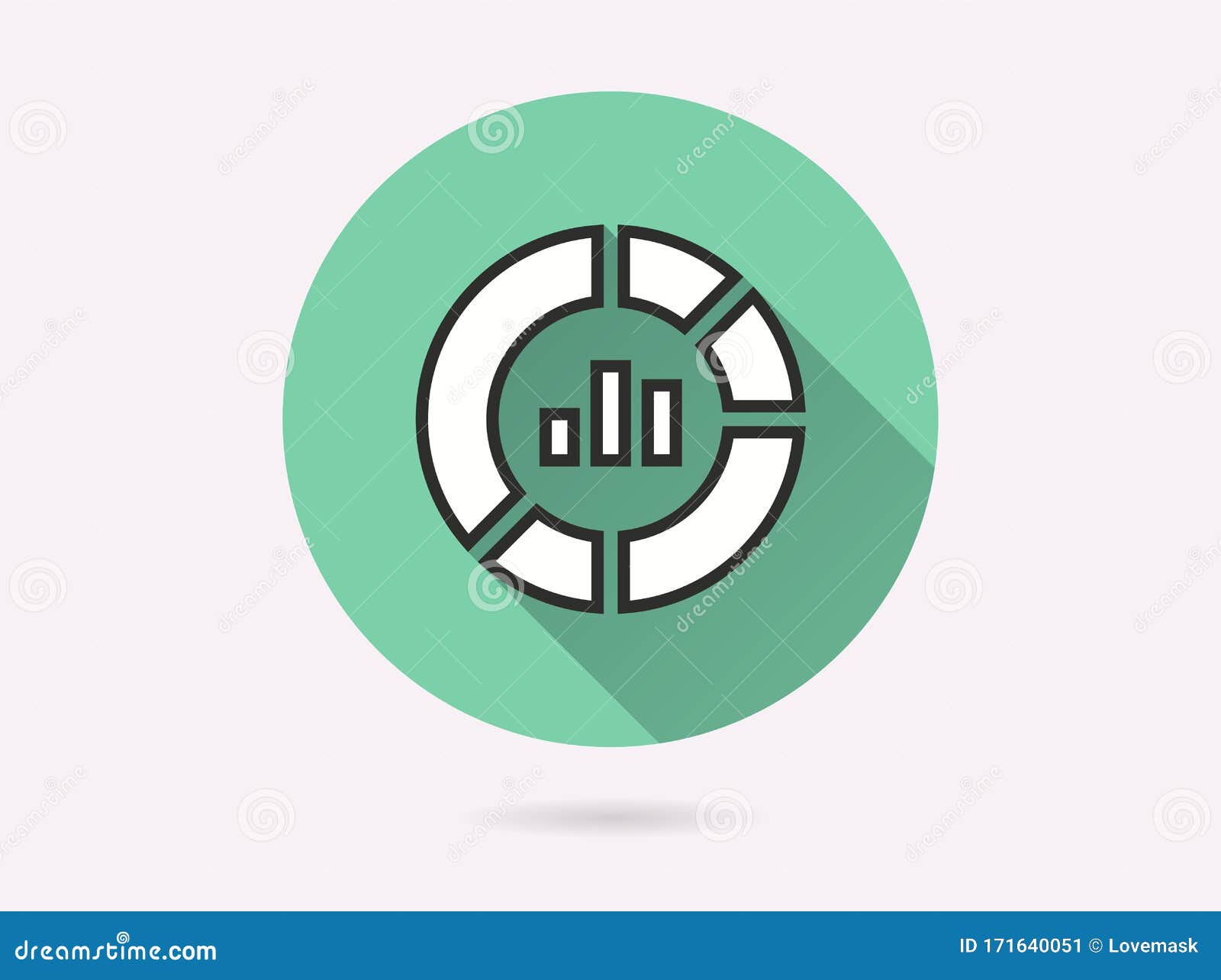 Dashboarding Visualization Icon for Graphic and Web Design Stock ...