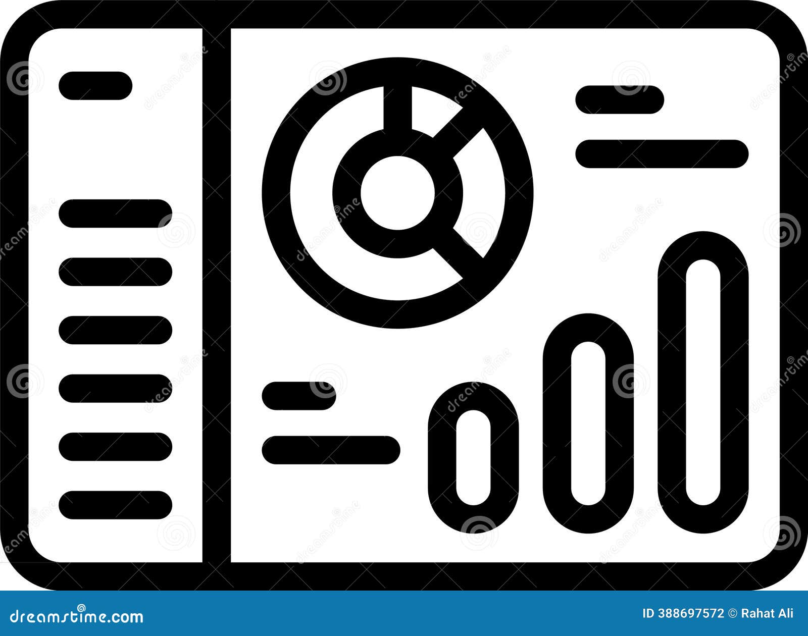 Dashboards Icon Vector From Dashboard Ui Concept. Thin Line ...
