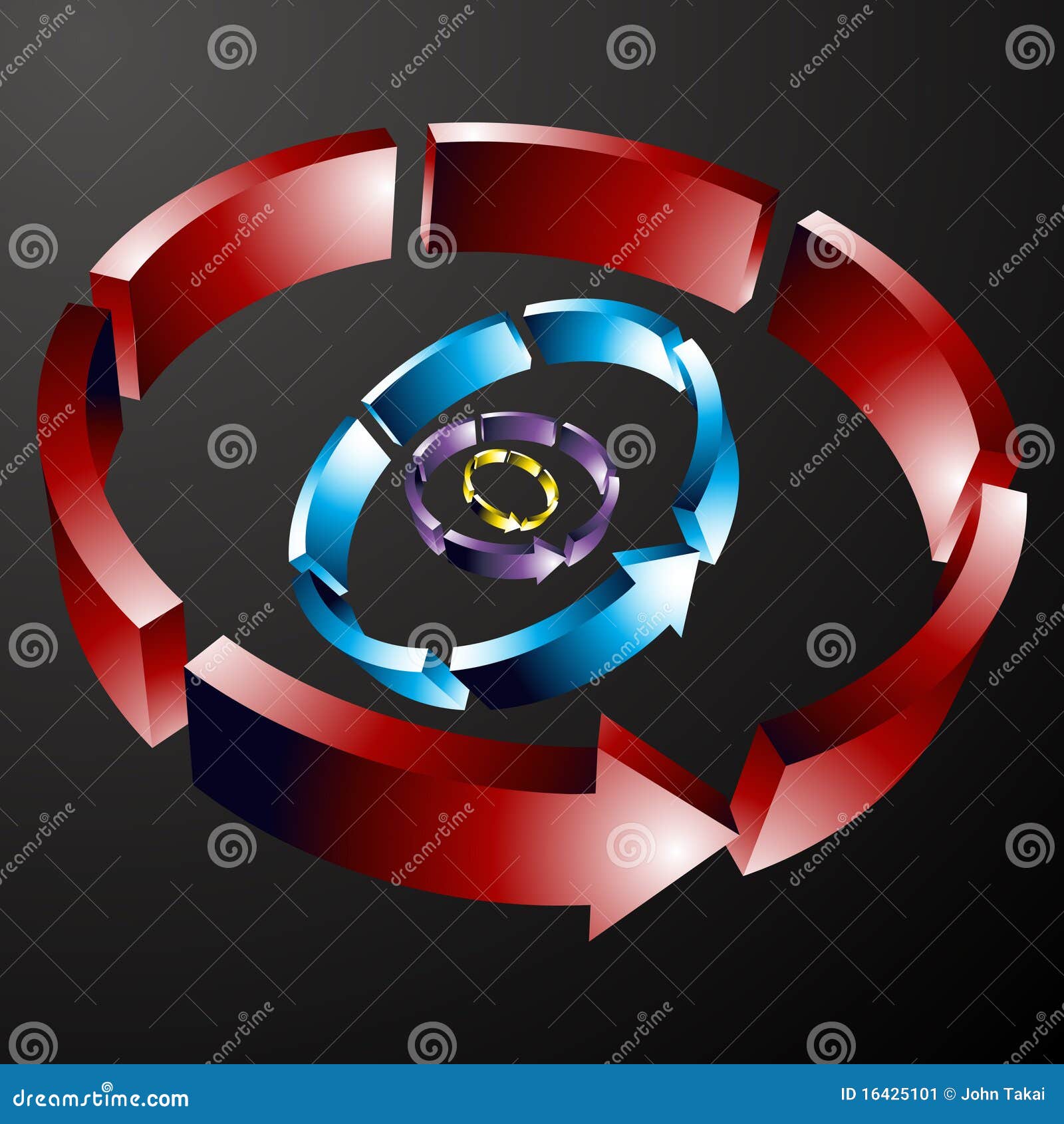 Dashed Circular Arrow Line stock vector. Illustration of dashed - 16425101