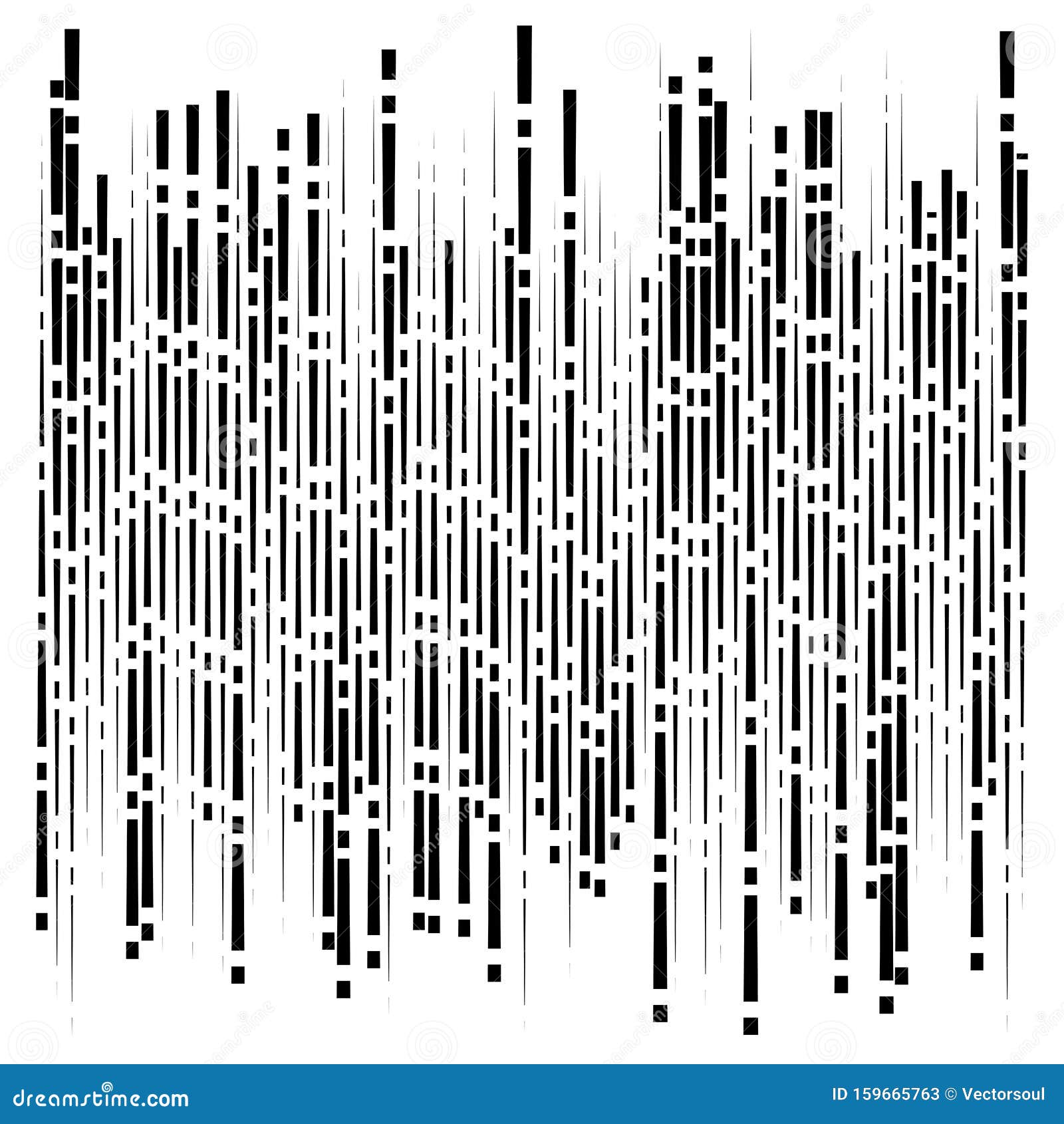 Dashed Dynamic Lines, Stripes Pattern. Random, Irregular Intermittent ...