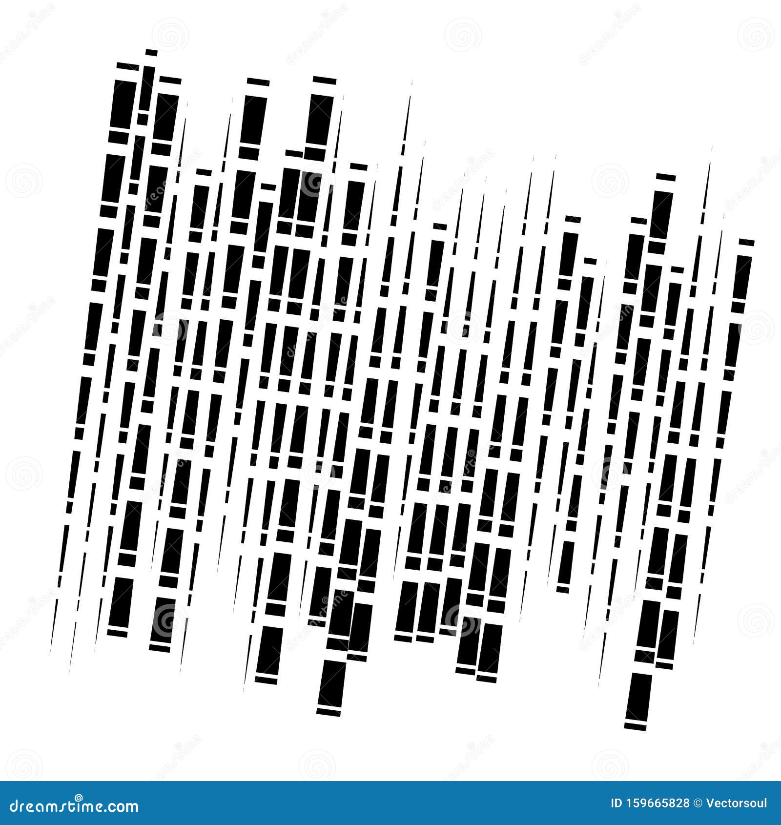 Dashed Dynamic Lines, Stripes. 3D Lines In Perspective Vanishing With ...