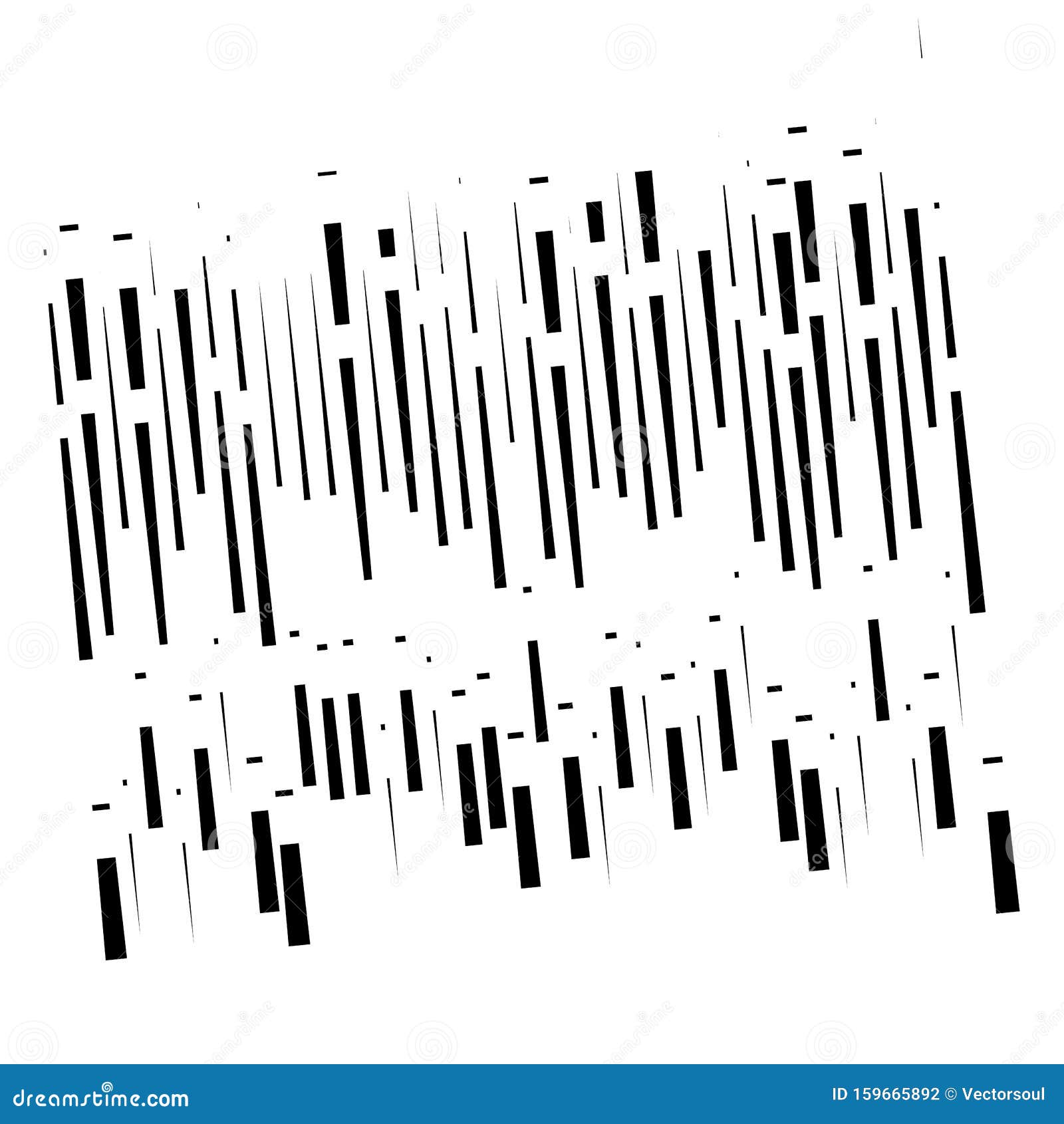 Dashed Dynamic Lines, Stripes Pattern. Random, Irregular Intermittent ...