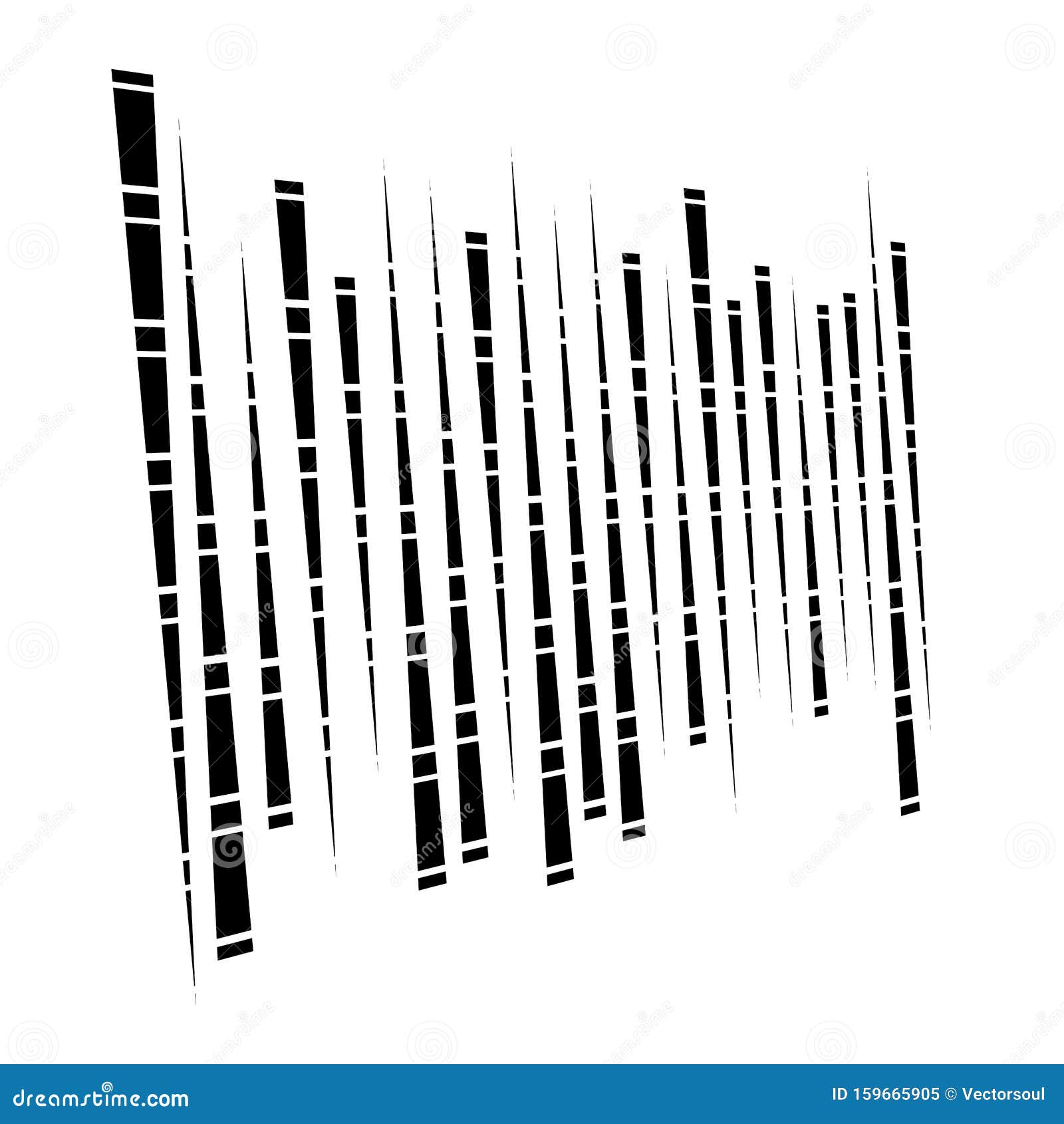 Dashed Dynamic Lines, Stripes Pattern. Random, Irregular Intermittent ...