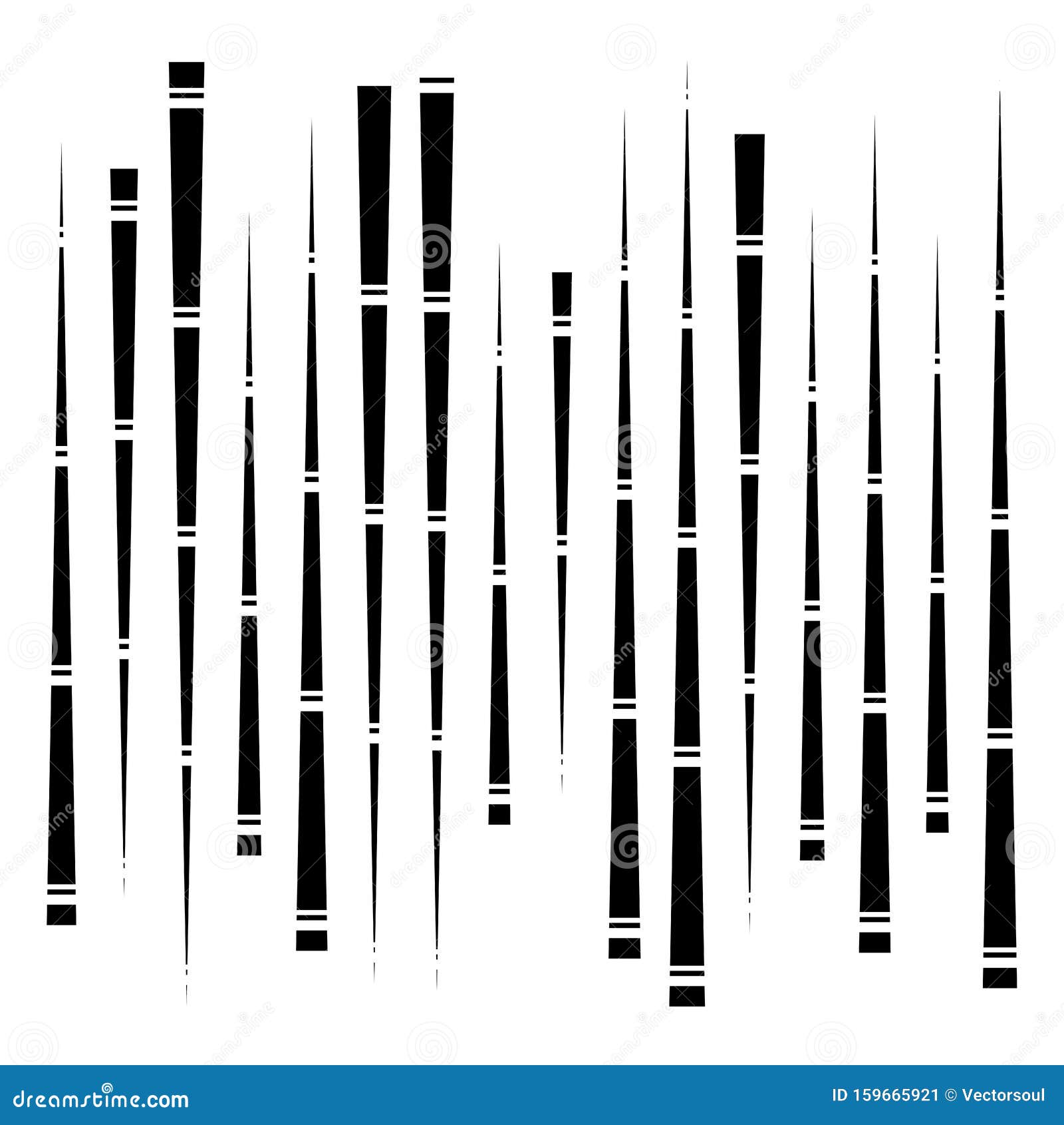 Dashed Dynamic Lines, Stripes Pattern. Random, Irregular Intermittent ...