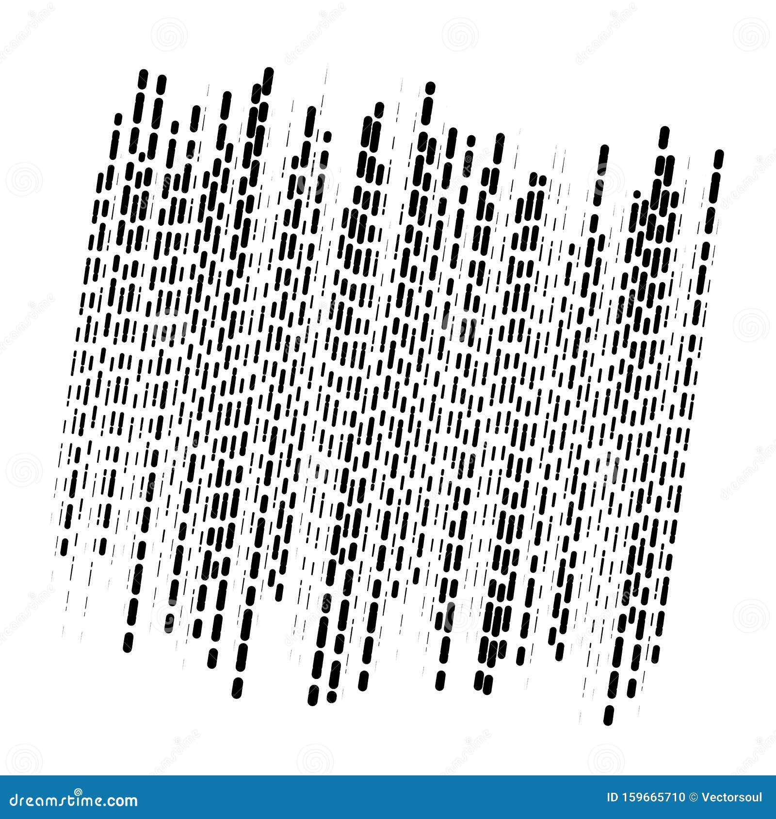 Dashed Dynamic Lines, Stripes Pattern. Random, Irregular Intermittent ...